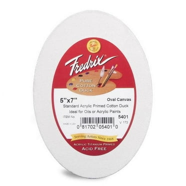 Fredrix Streched Canvas: Oval, 16 x 20 inches - Walmart.com