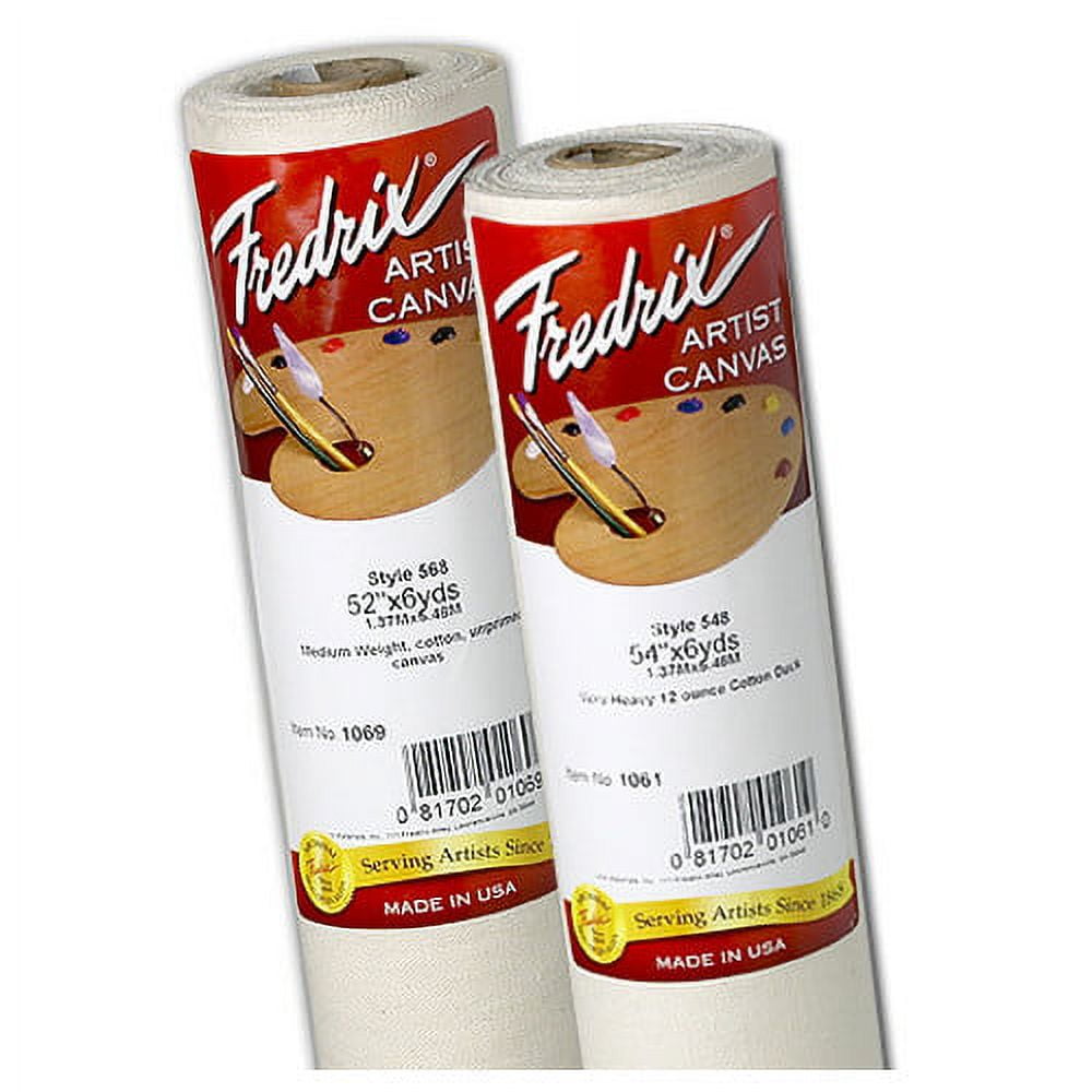 Fredrix Unprimed Canvas 548 12Oz 60Inx6Yd Rol - Walmart.com