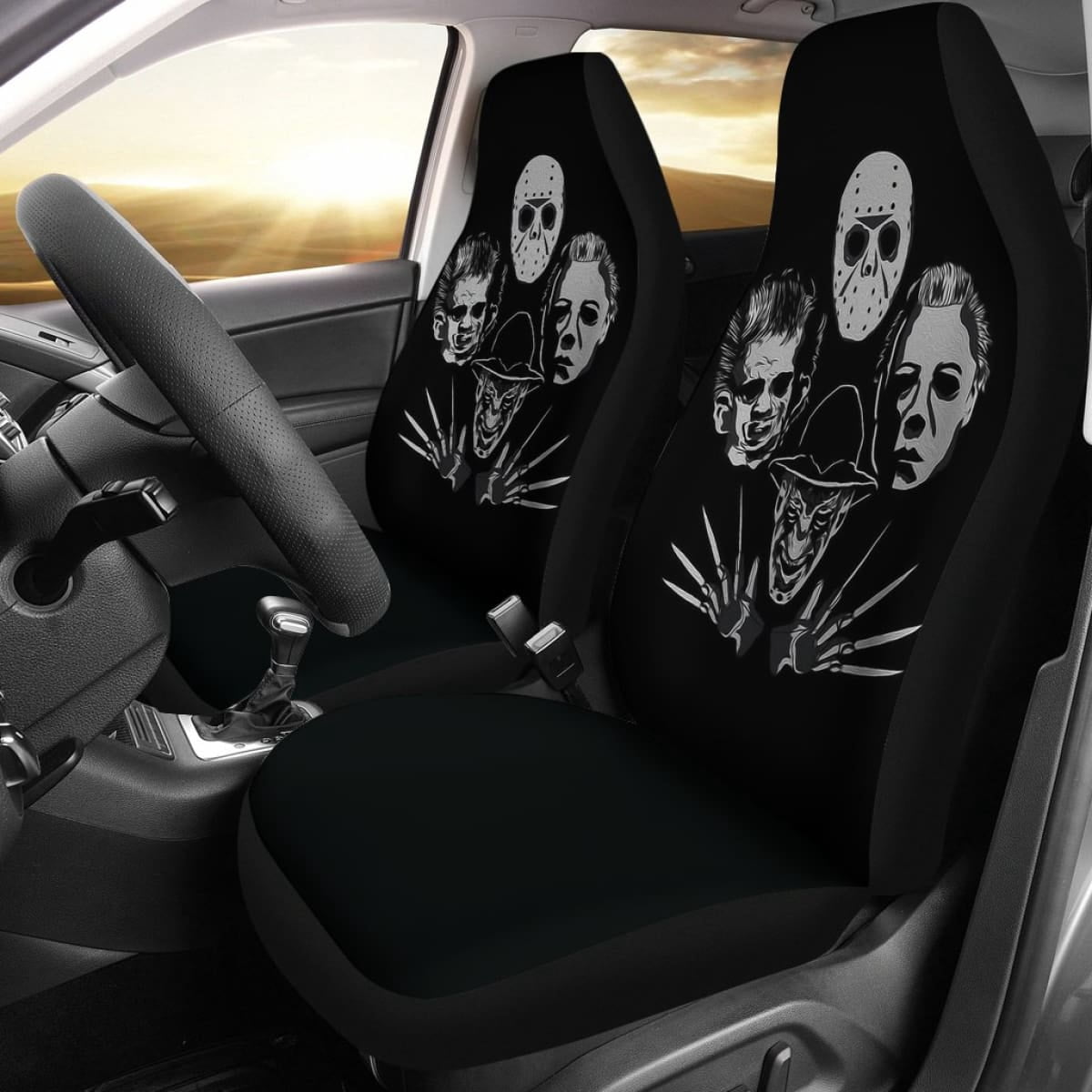 Fredy Kruer Michael Jason Myers Voor Leatherface Car Seat Covers Set ...