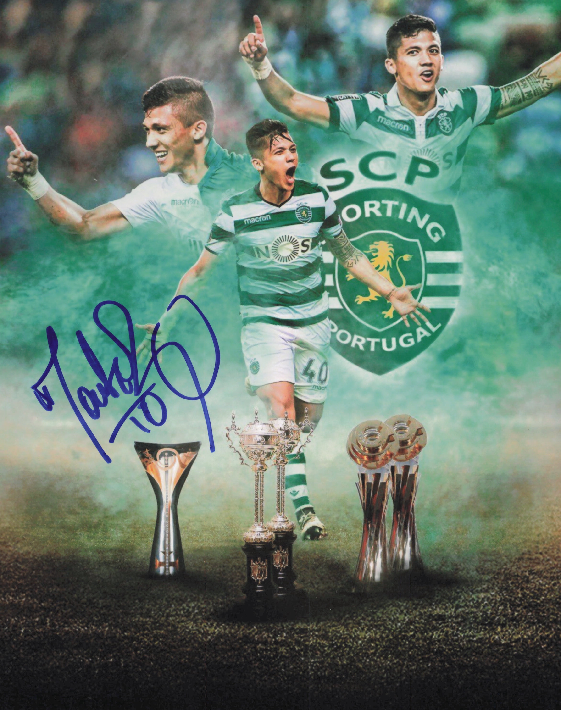 Fredy Montero Autographed 8x10 Photo Portugal National Football Team ...