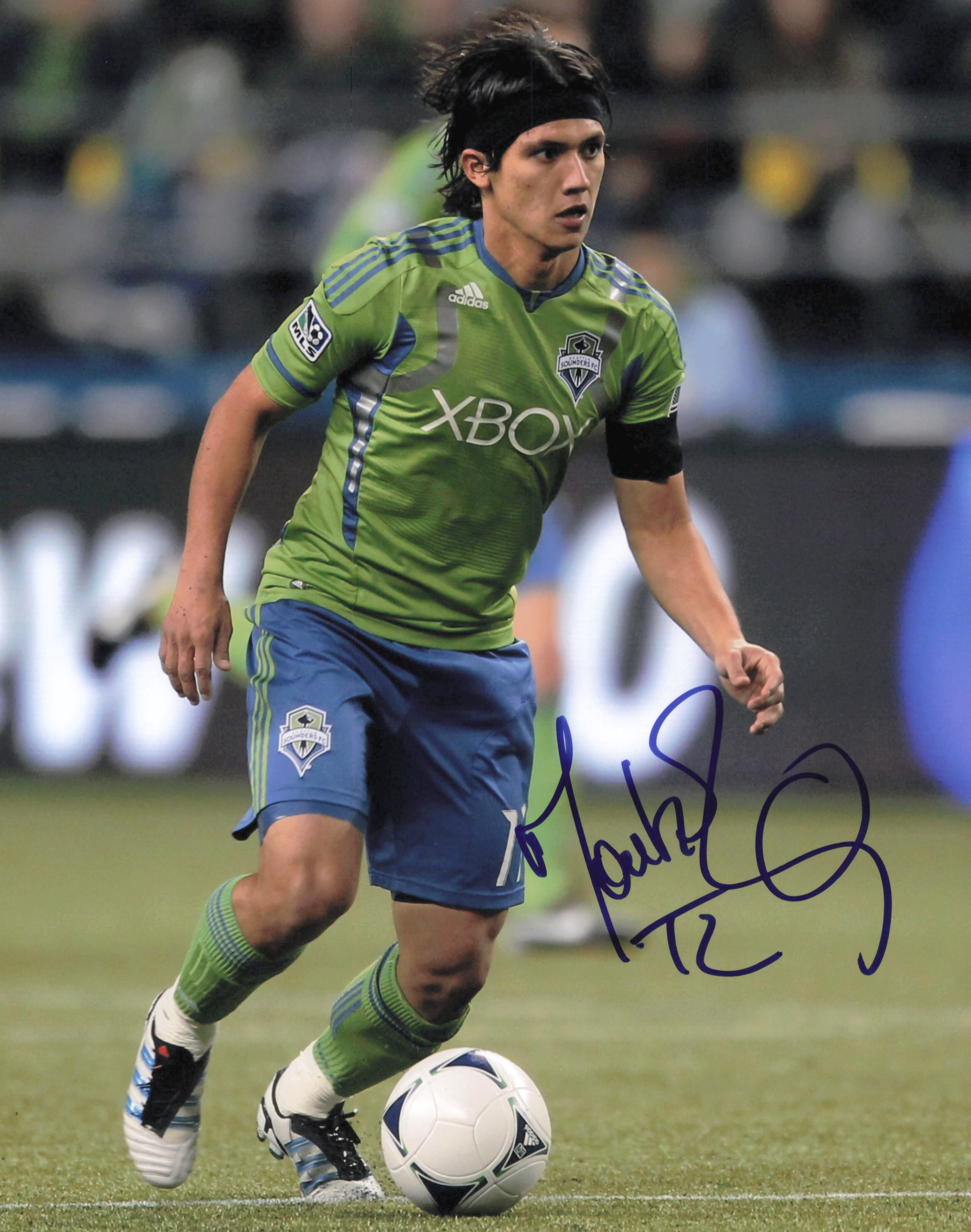 Fredy Montero Autographed 8x10 Photo Seattle Sounders SKU #244135 ...