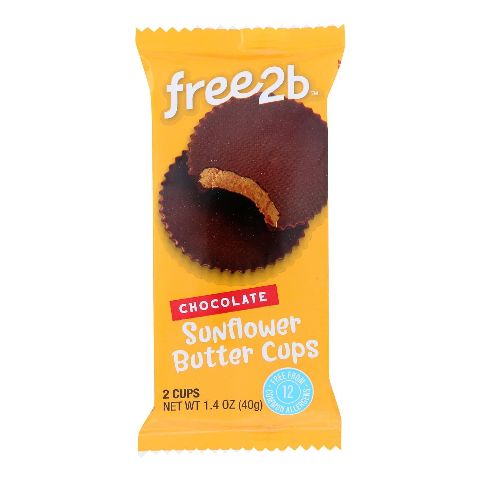 Free 2 B - Sun Cups Rice Chocolate 2-cup - Case of 12-1.4 OZ - Walmart.com