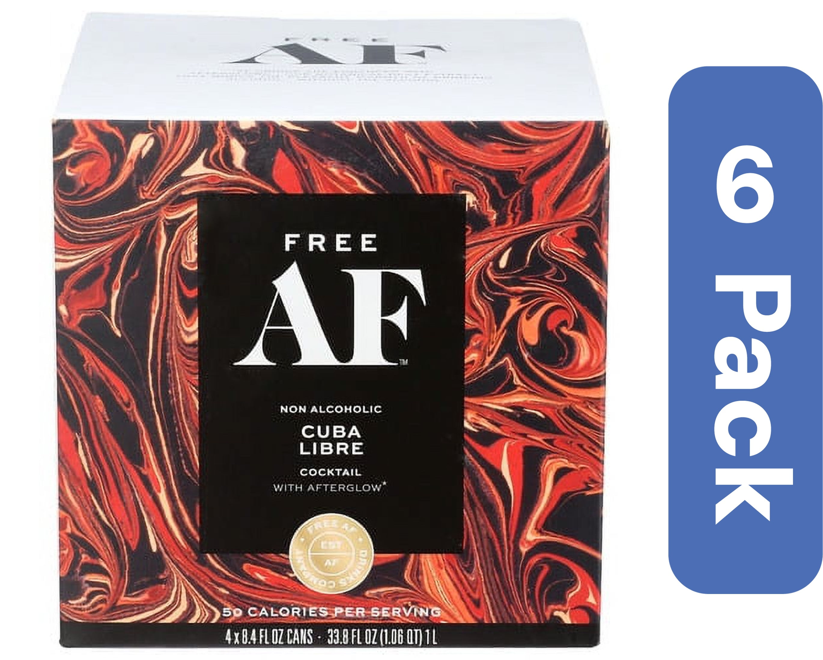 Free AF Mixer Non-Alcoholic Cuba Libre 4 Pack 1 L (Pack Of 6) - Walmart.com