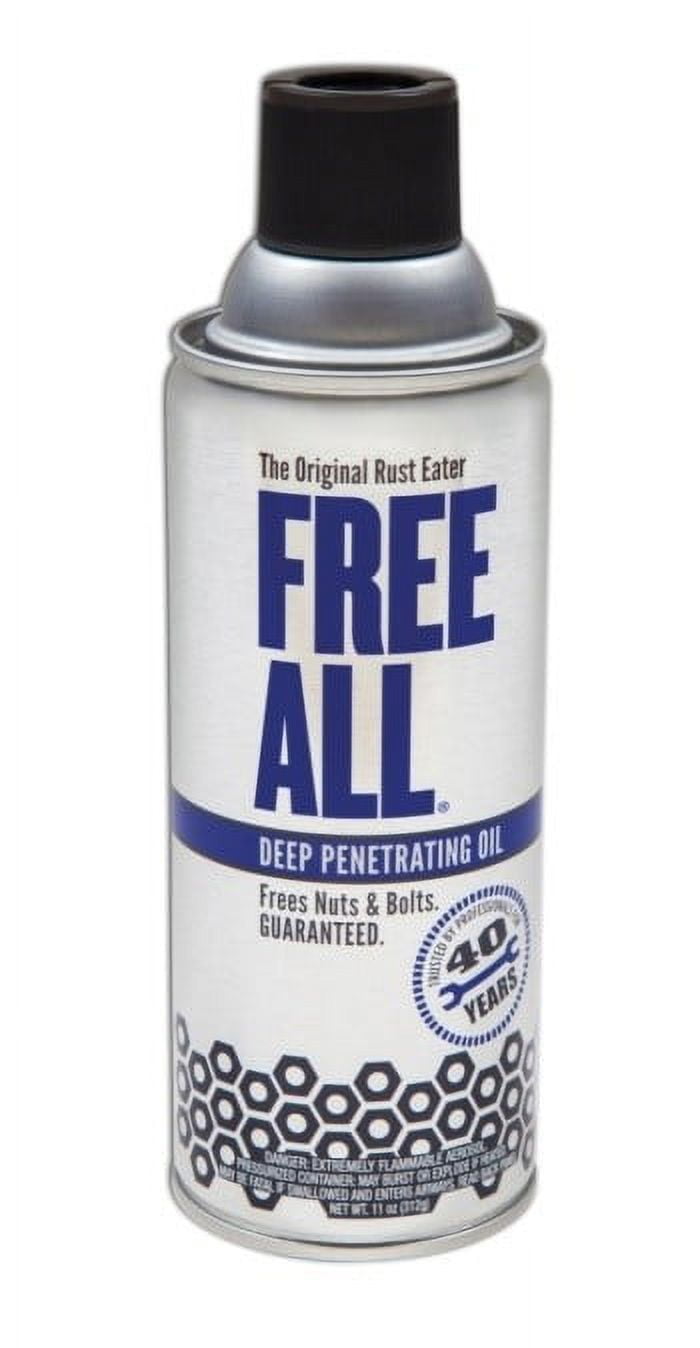 Free All Deep Penetrating Rust Spray Lubricant, Multipurpose, 11 oz ...