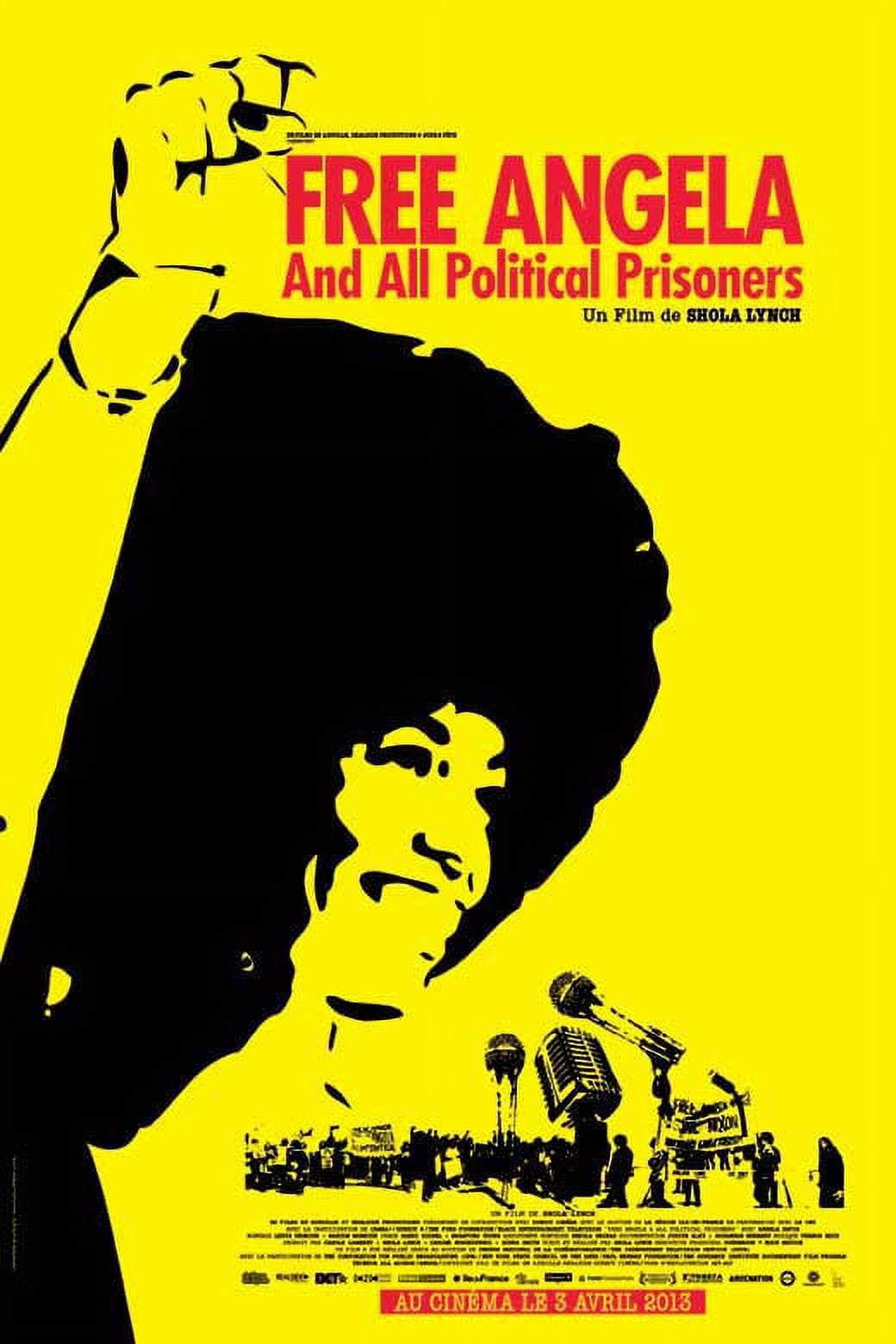 Free Angela & All Political Prisoners - Movie Poster (French Style A ...