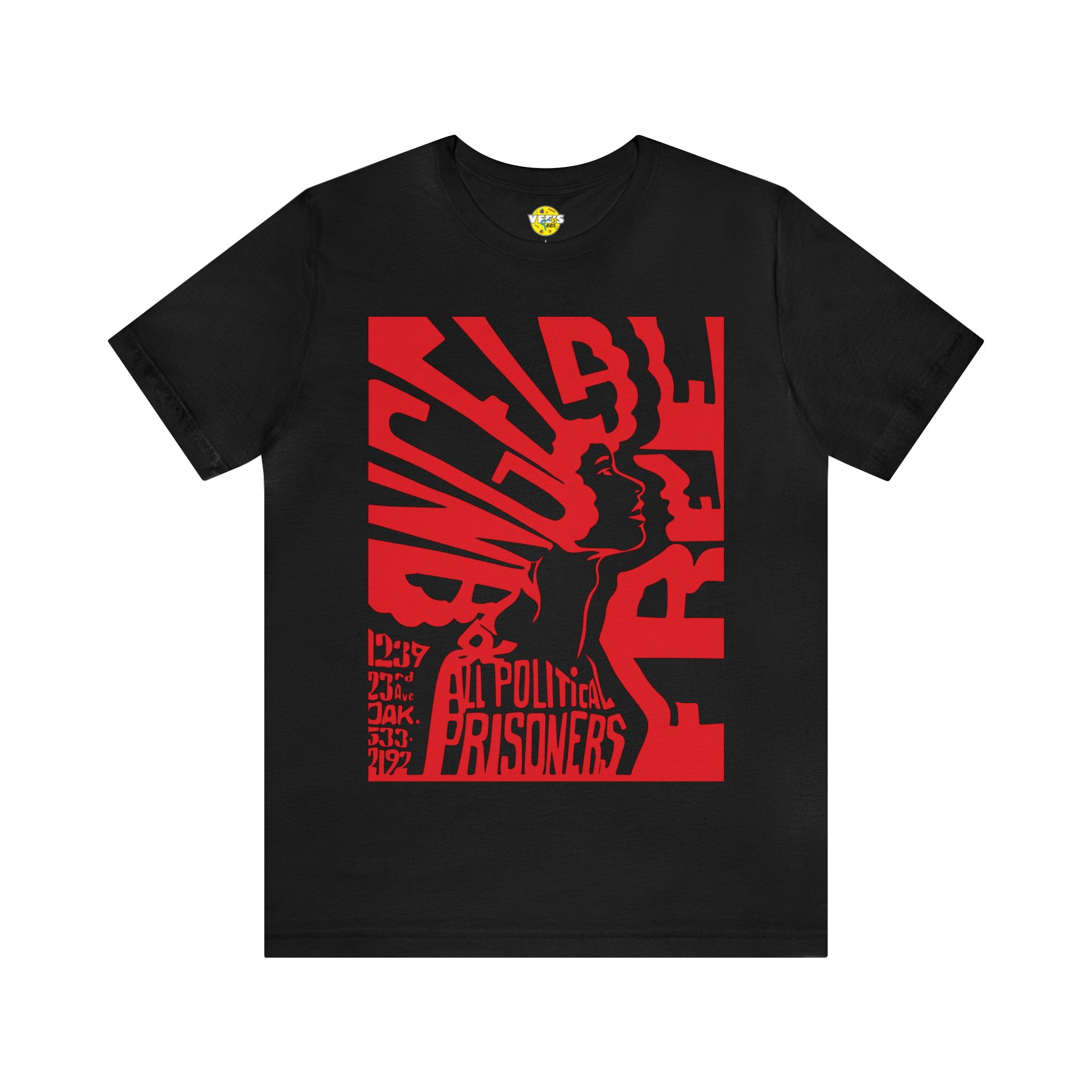 Free Angela Retro Protest Poster TShirt, Black History Icon Tee ...