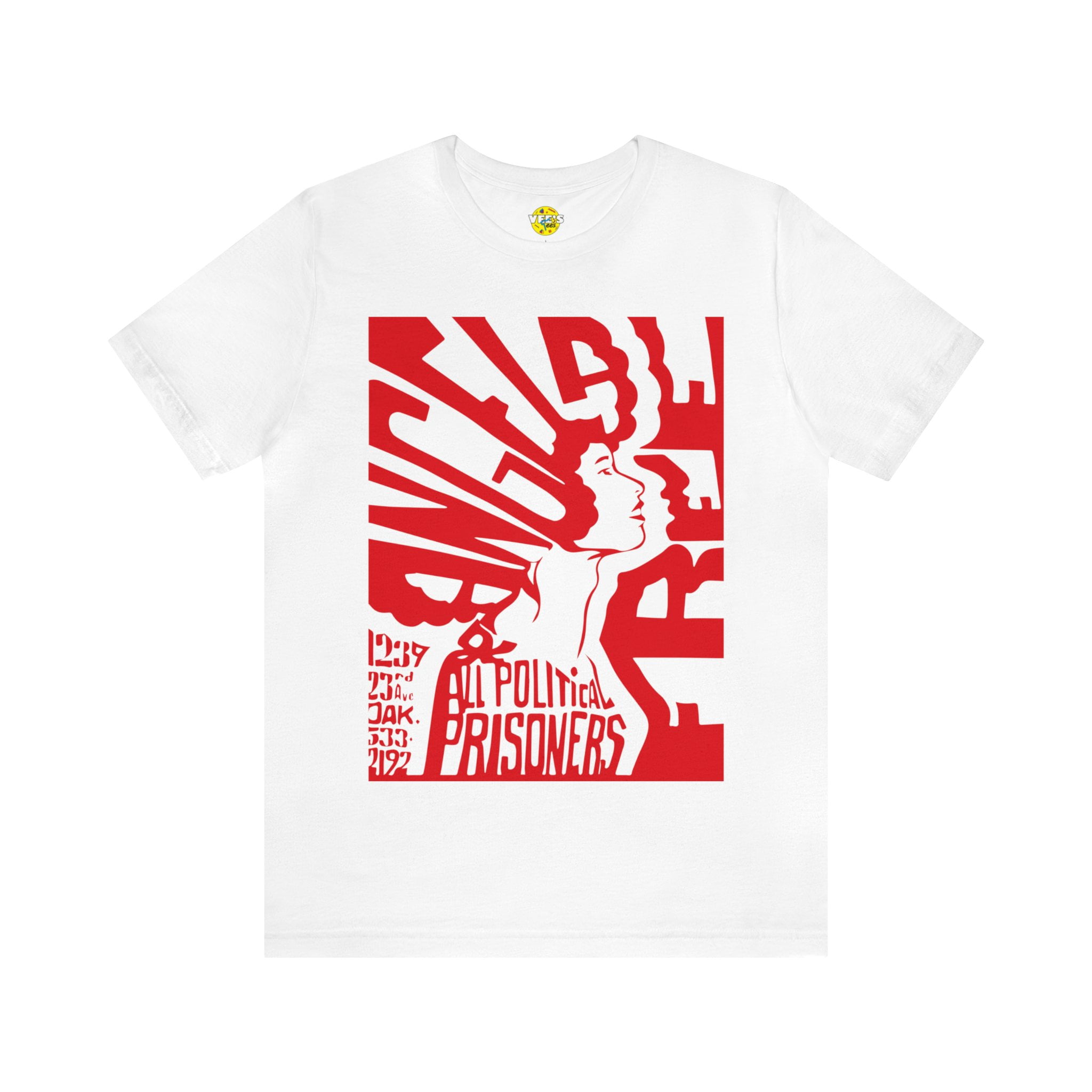 Free Angela Retro Protest Poster TShirt, Black History Icon Tee ...
