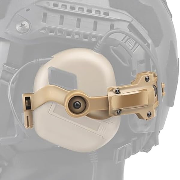 Free-Angle Tactical Headset Rail Mount for Earmor Headset Adapter On ...