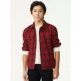 Free Assembly Boy's Flannel Shirt Fashion Jackets, Sizes 4-18 - Walmart.com