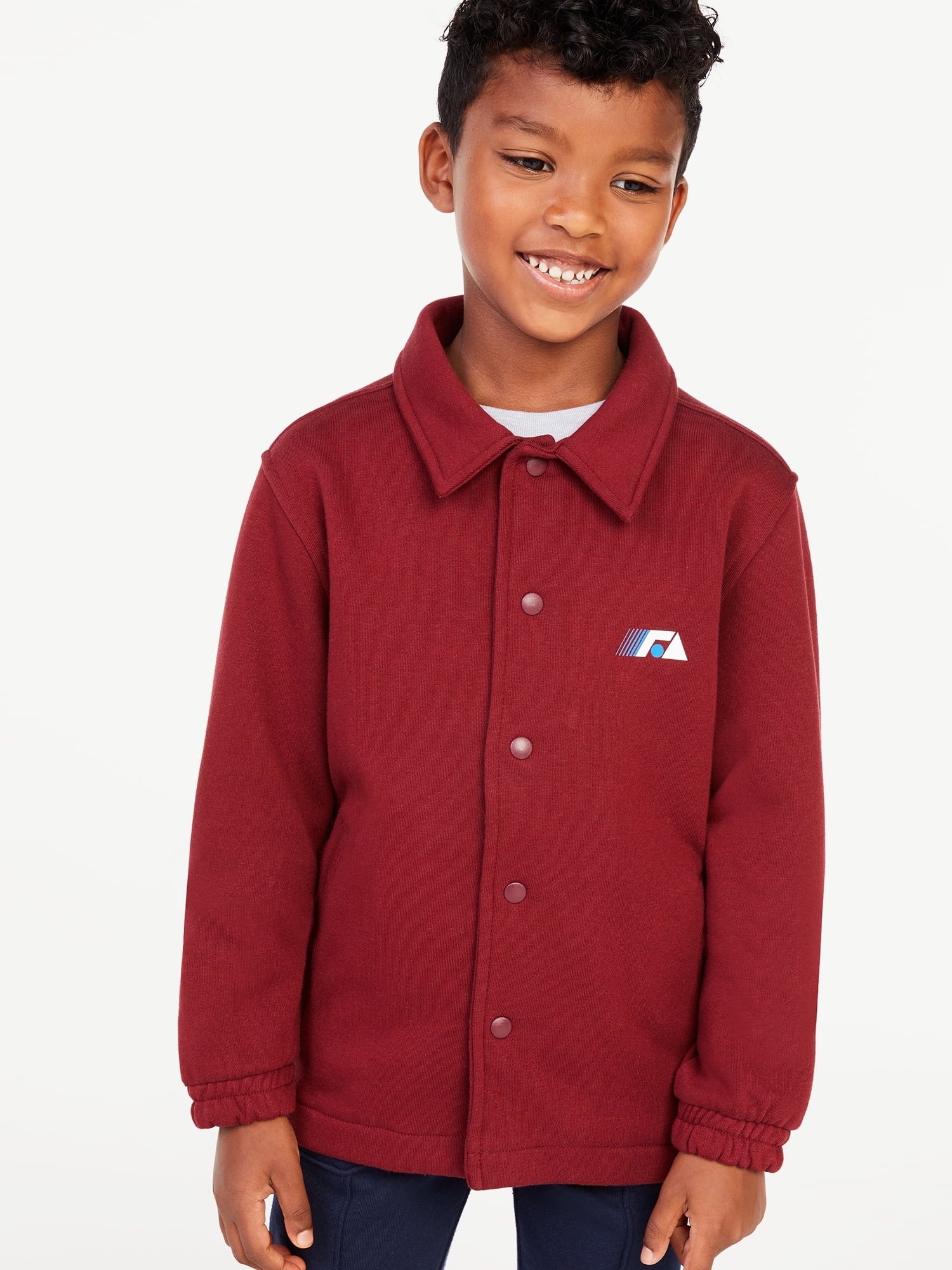 Free Assembly Boys Graphic Print Coaches Jacket, Sizes 4-18 - Walmart.com