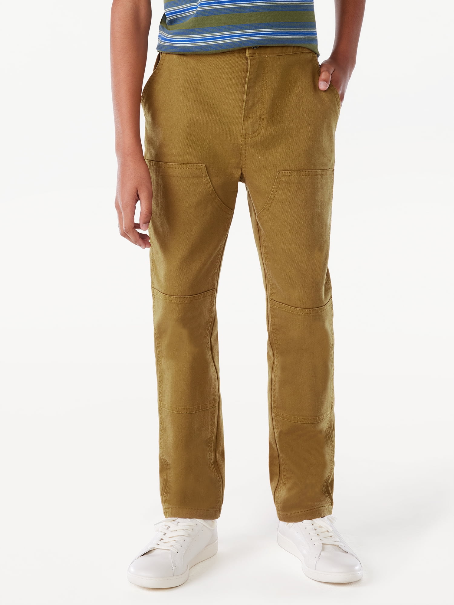 Free Assembly Boys Work Wear Pants, Sizes 4-18 - Walmart.com