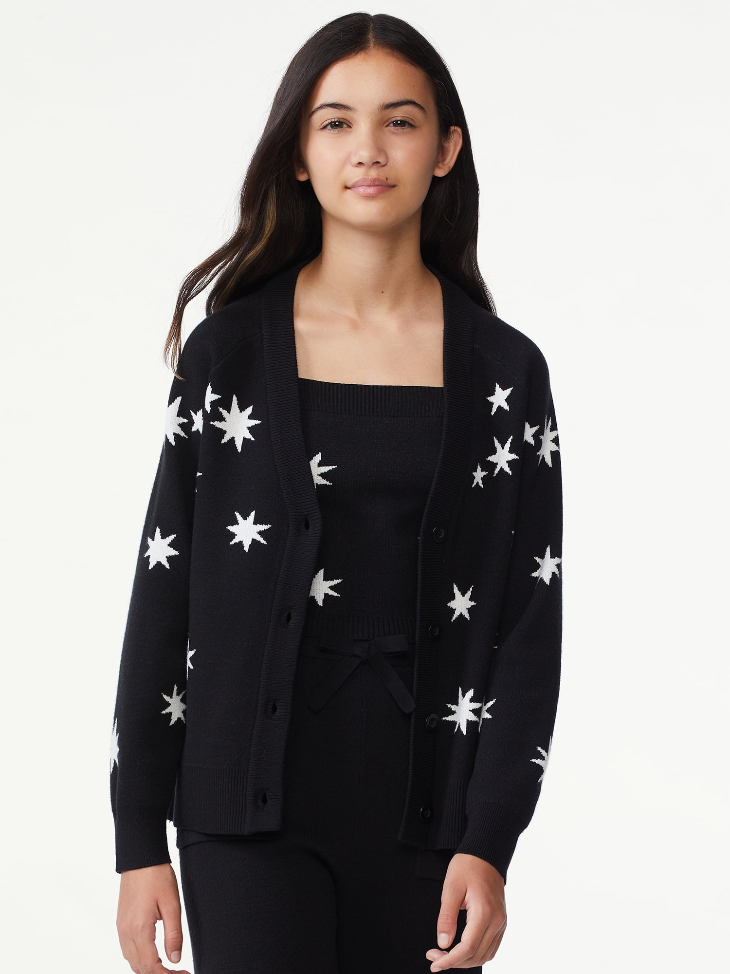 Free Assembly Girls Cami and Cardigan Set, 2-Piece, Sizes 4-18 ...