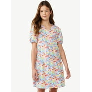 Free Assembly Girls Ribbed Swing Dress, Sizes 4-18 - Walmart.com