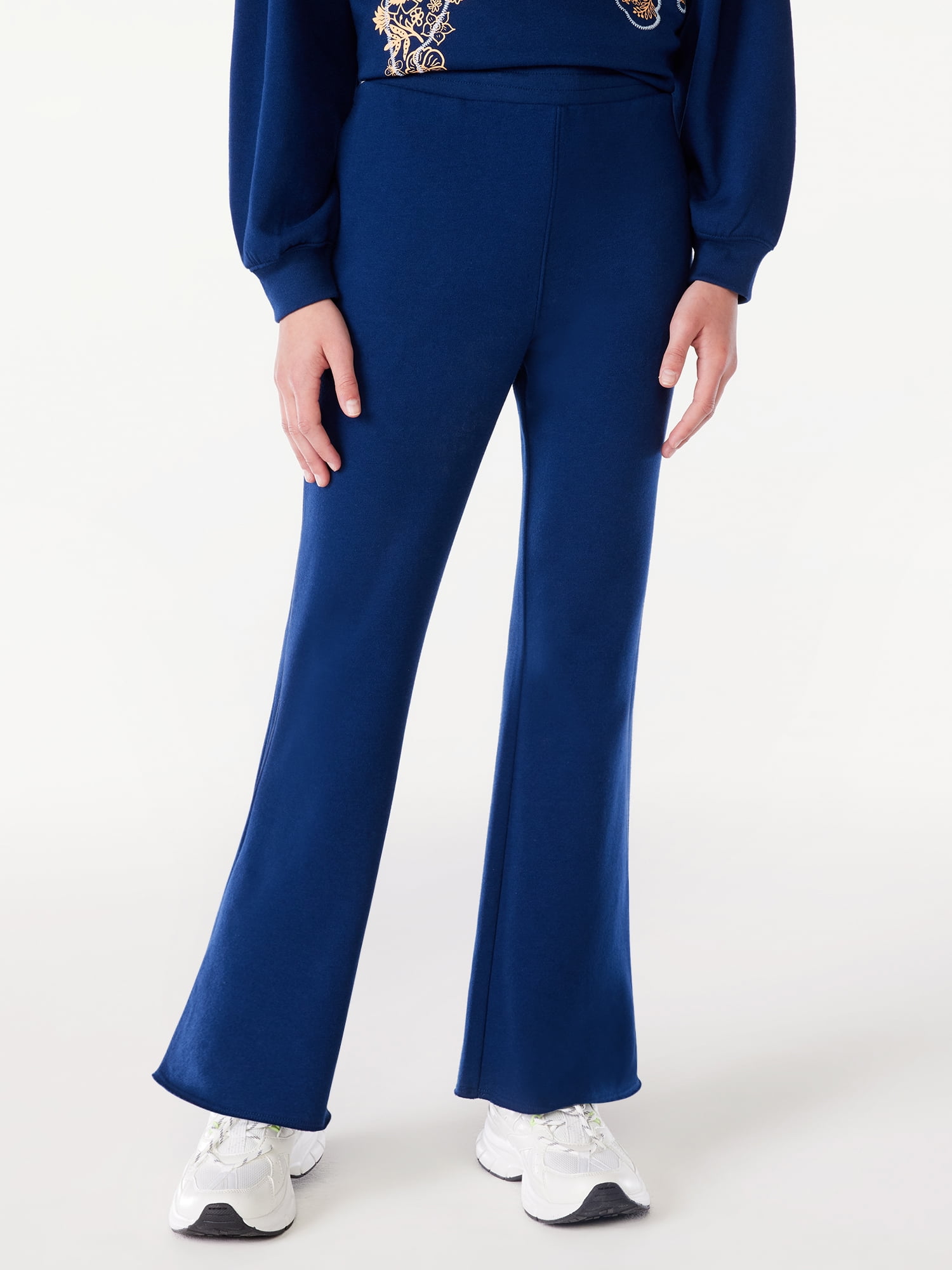 Free Assembly Girls Flare Sweatpants, Sizes 4-18 - Walmart.com