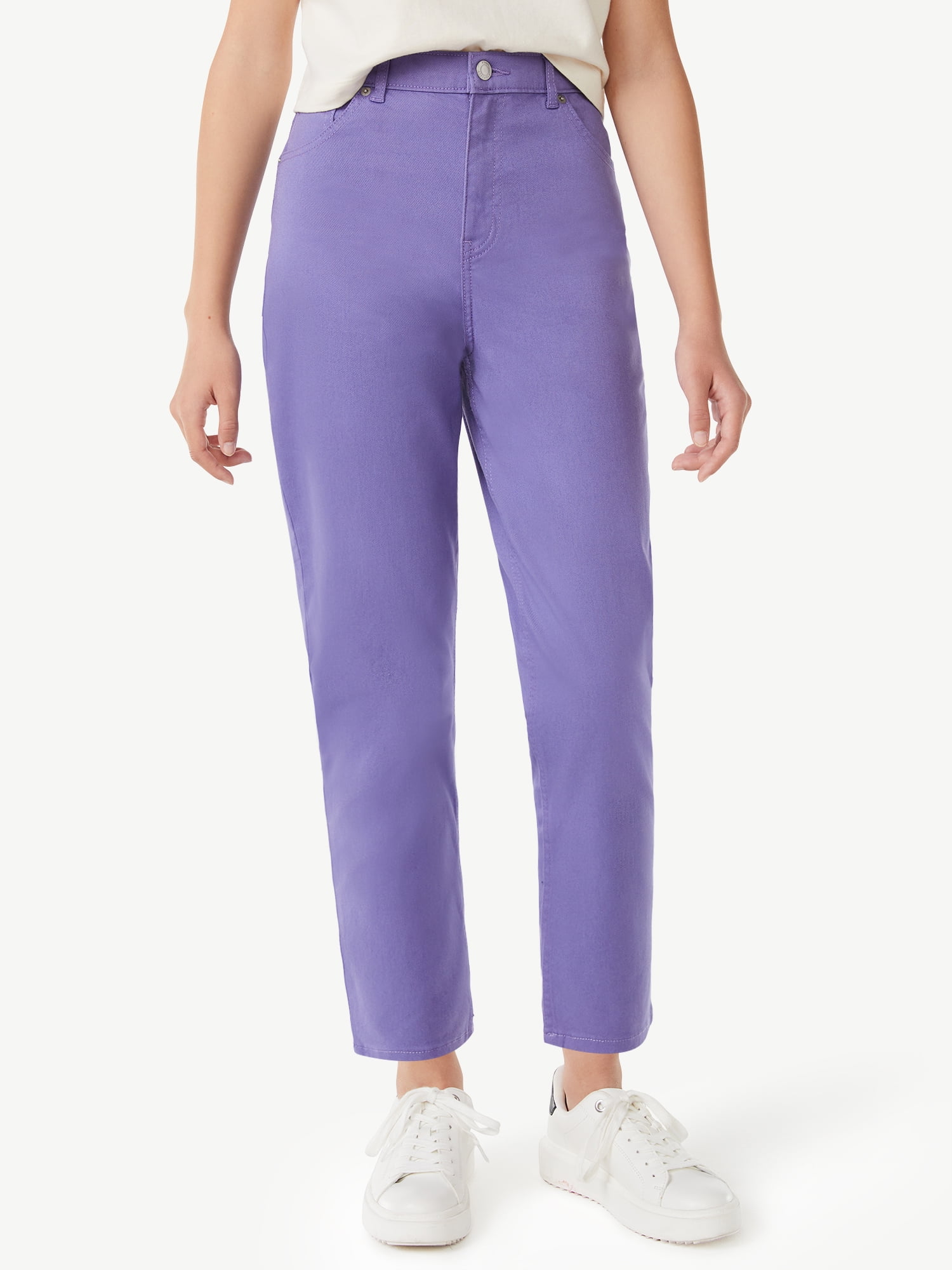 Free Assembly Girls High Rise Tapered Jeans, Sizes 4-18 - Walmart.com