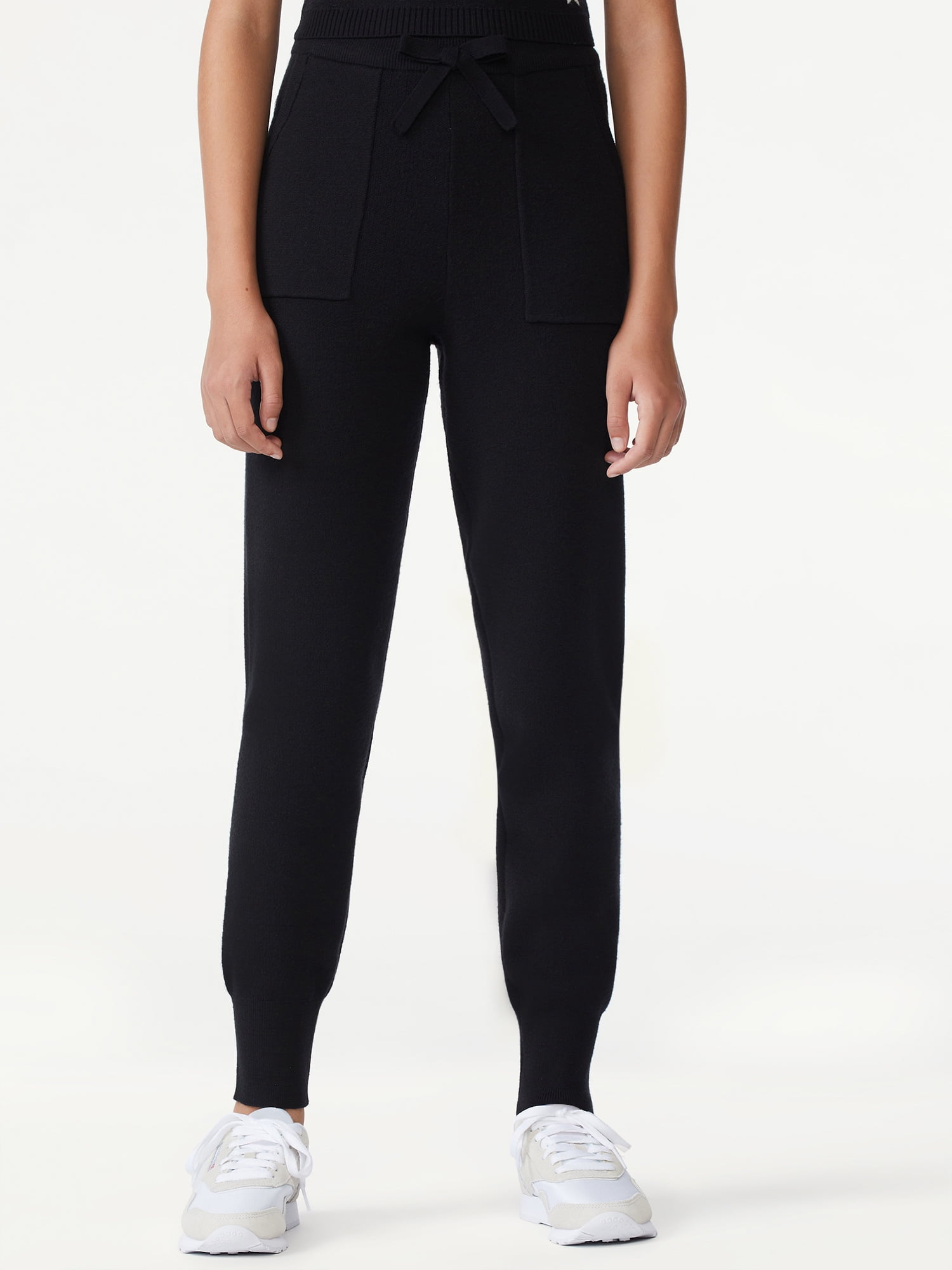 Free Assembly Girls Sweater Knit Jogger, Sizes 4-18 - Walmart.com