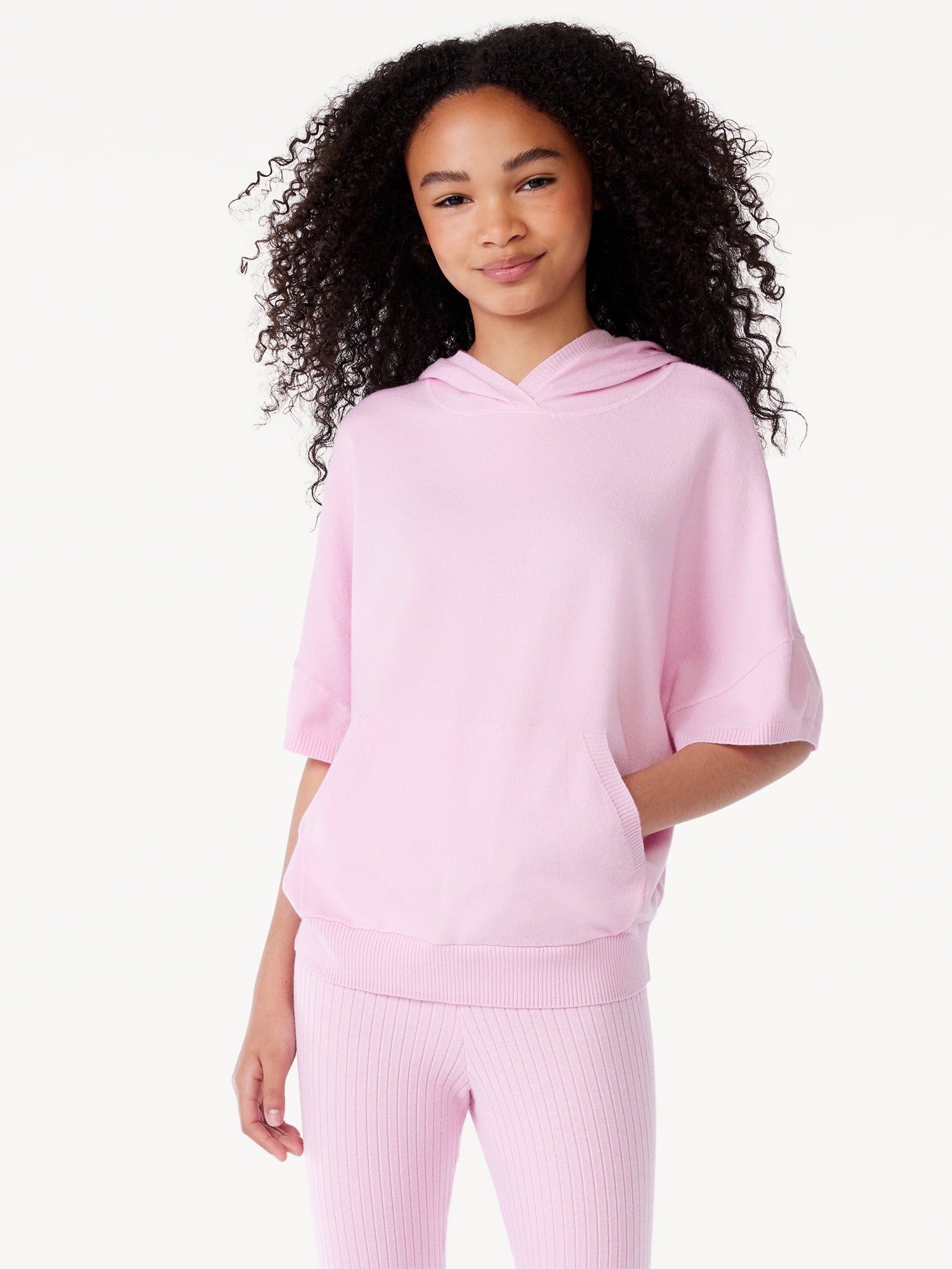 Free Assembly Girls Sweater Poncho, Sizes XS-2XL - Walmart.com