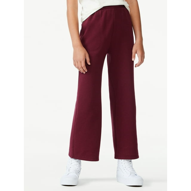 Free Assembly Girls Wide Leg Sweatpants, Sizes 4-18 - Walmart.com