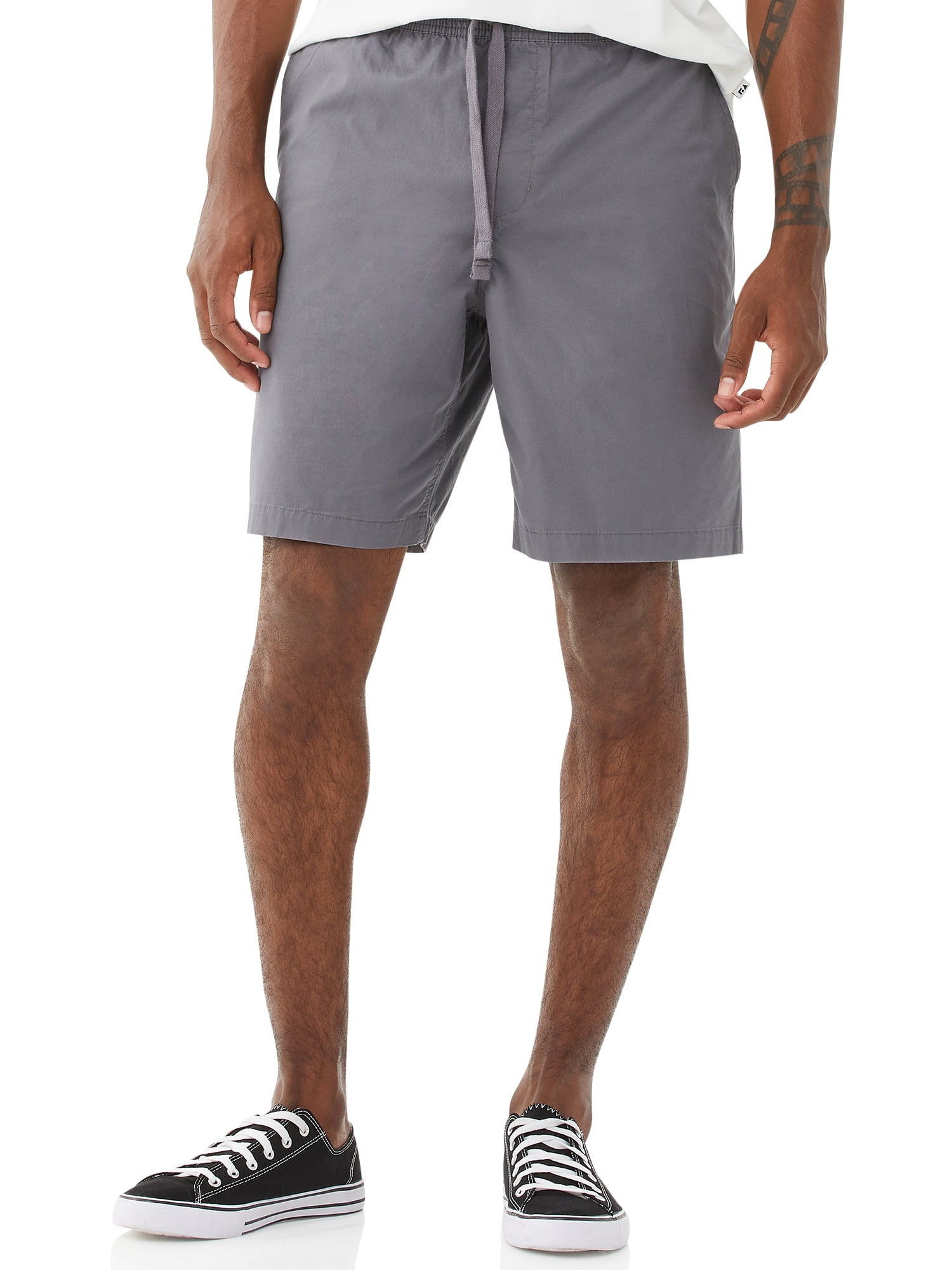 Free Assembly Men's 9” E-Waist Utility Shorts - Walmart.com