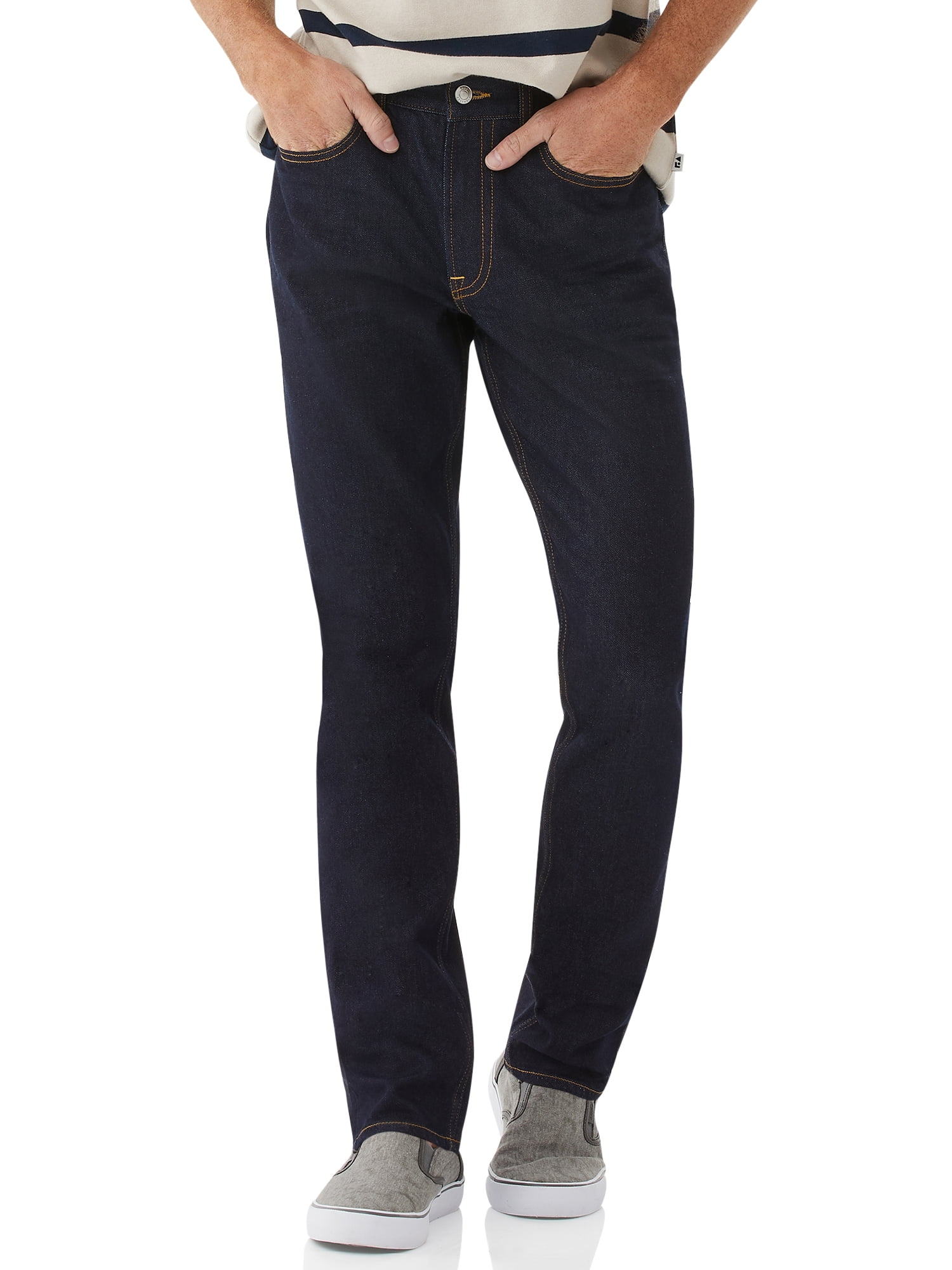 Free Assembly Men's Athletic Fit Slim Jeans - Walmart.com