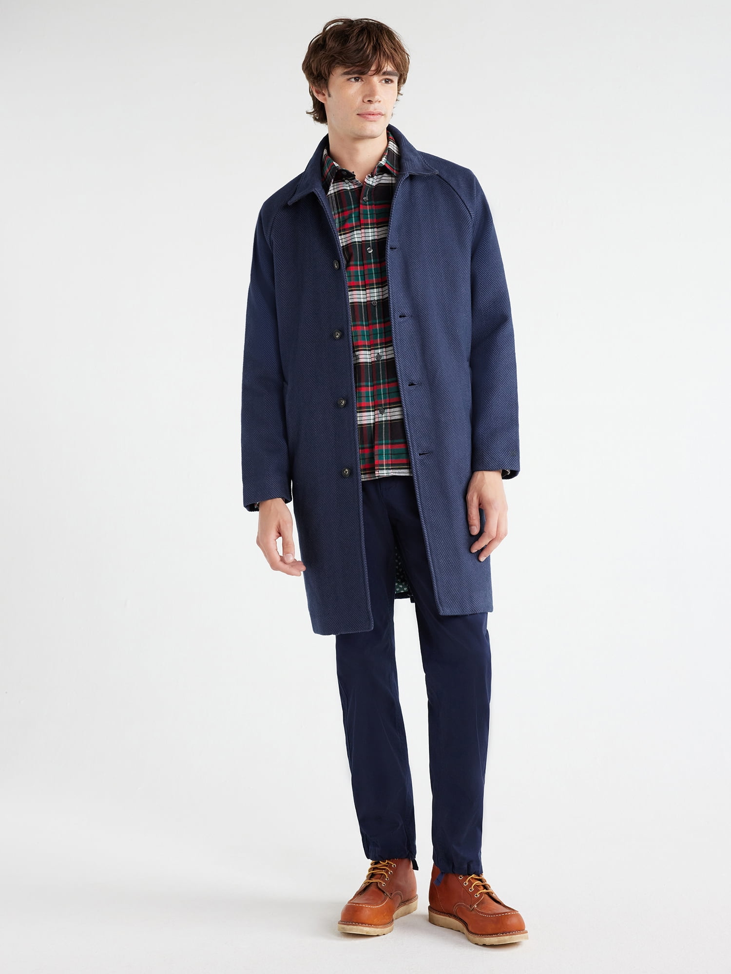 Free Assembly Men's City Topcoat, Sizes S-3XL - Walmart.com