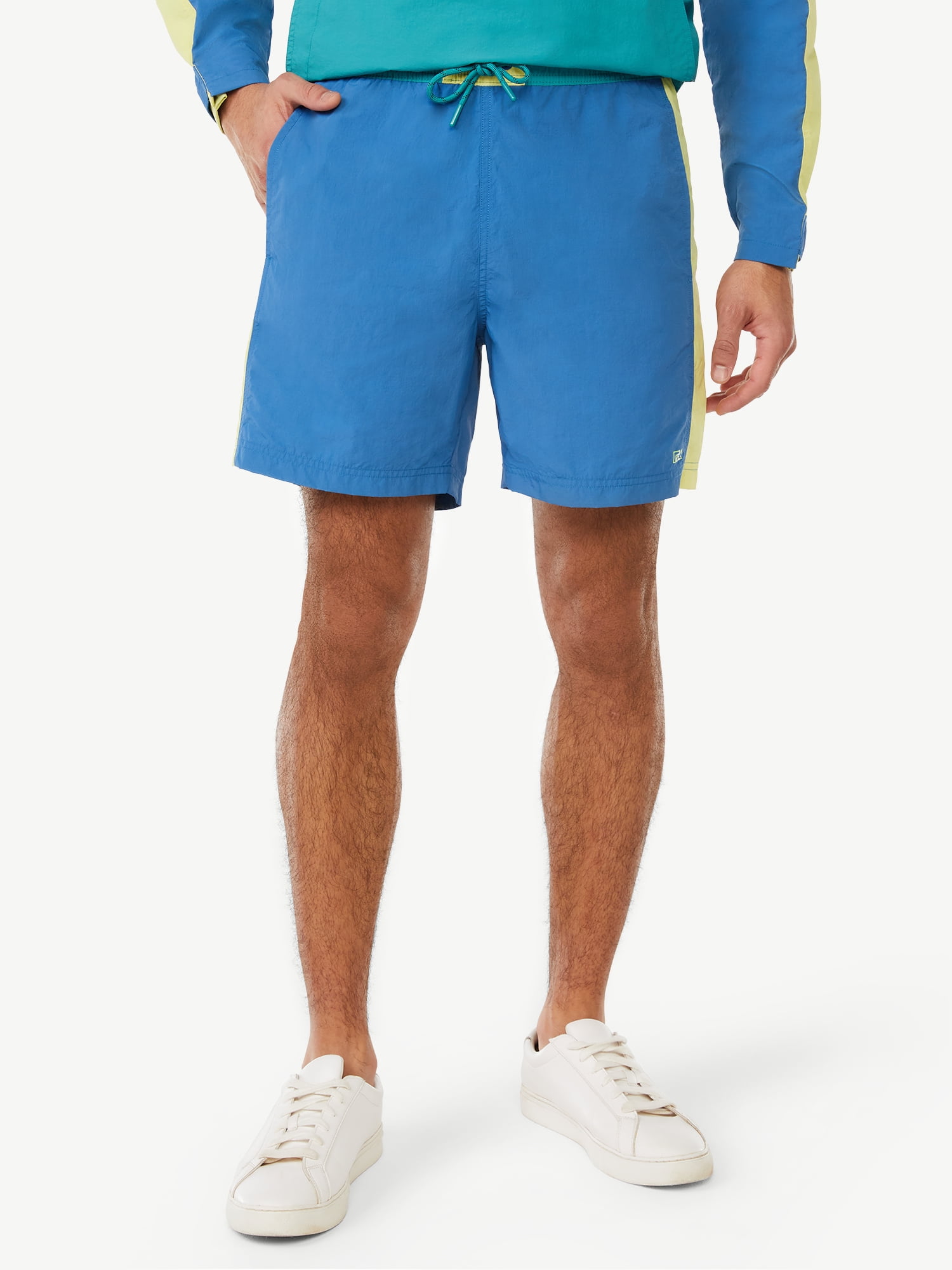 Free Assembly Men's Colorblock Shorts - Walmart.com