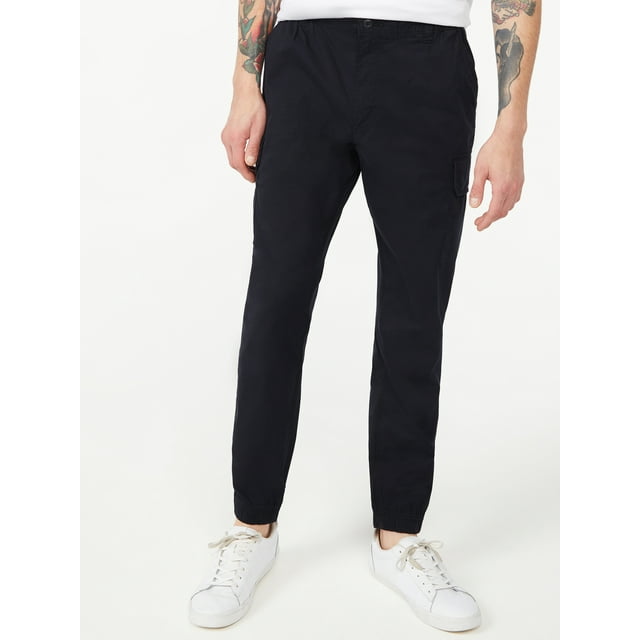 Free Assembly Men’s E-Waist Cargo Joggers - Walmart.com