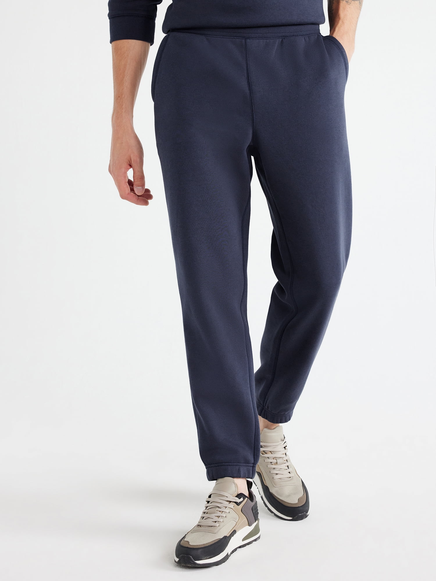 Free Assembly Men's Fleece Pants, 30" Inseam, Sizes XS-3XL - Walmart.com