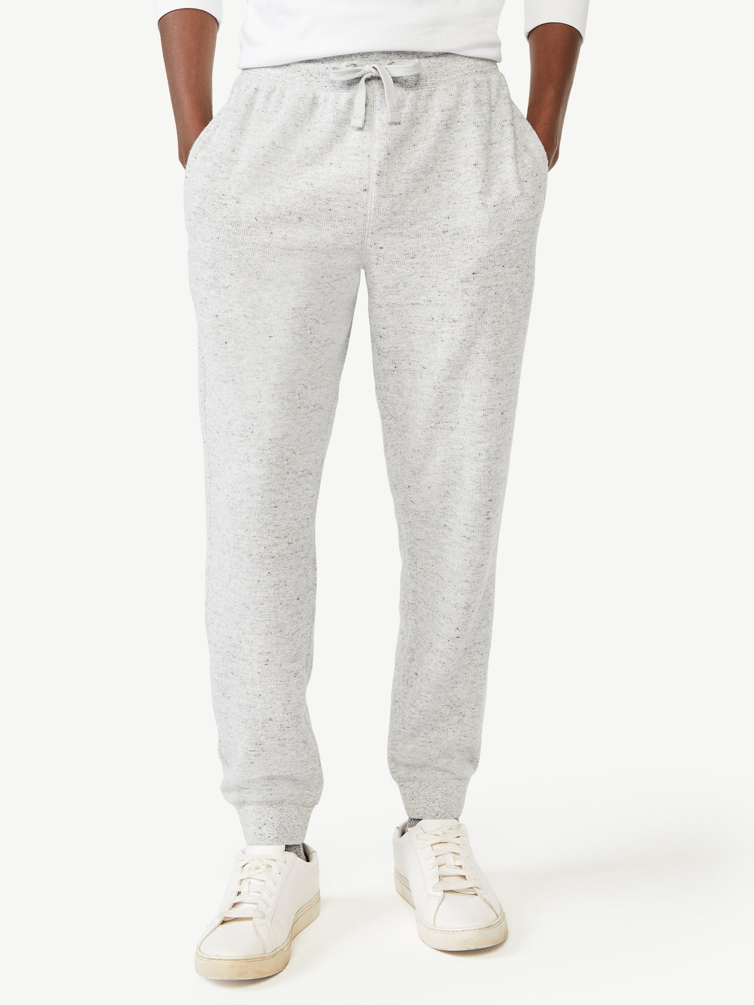 Free Assembly Men's Jacquard Rib Sweatpants - Walmart.com