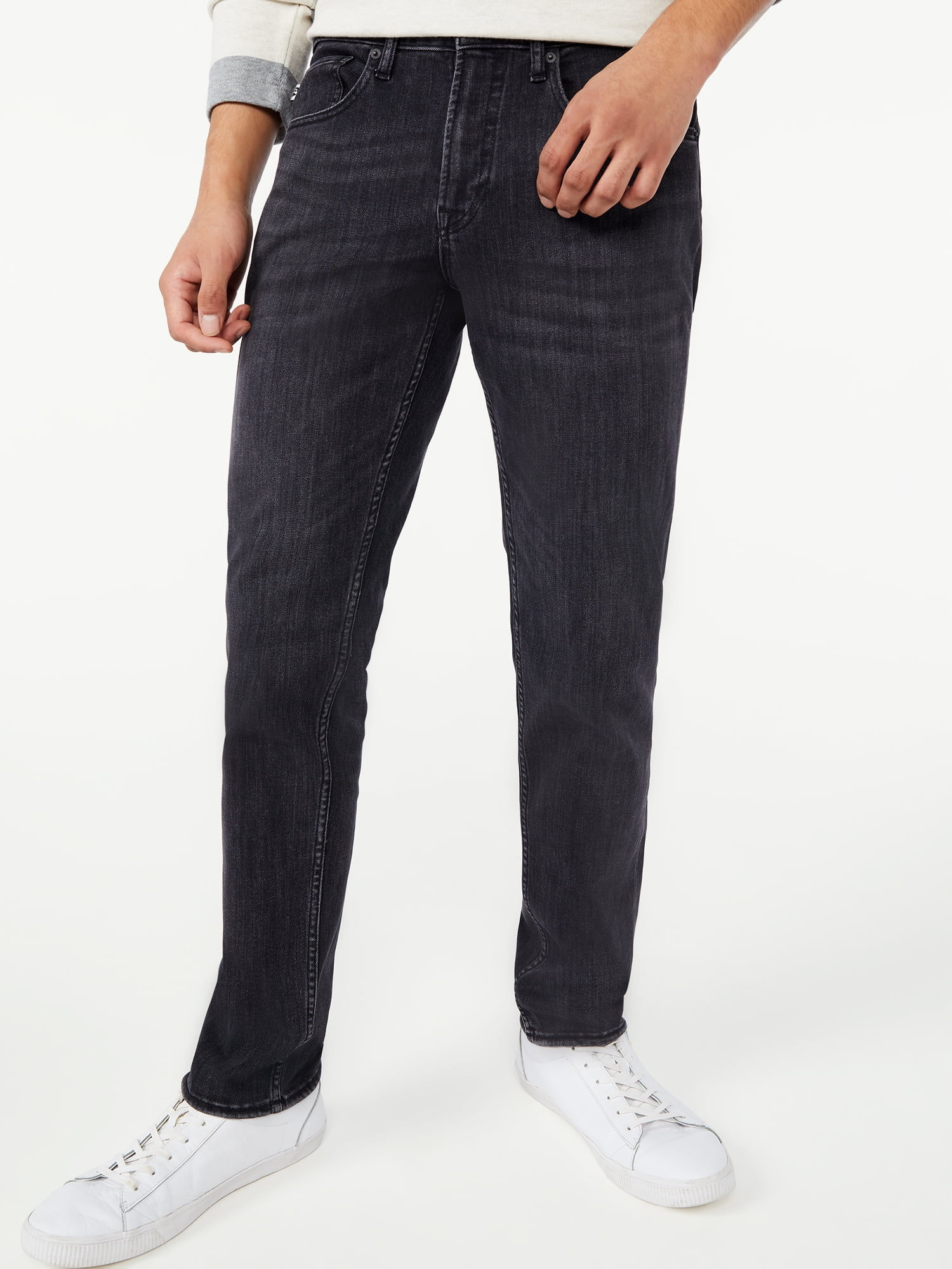 Free Assembly Men’s Mid Rise Slim Air Jeans - Walmart.com