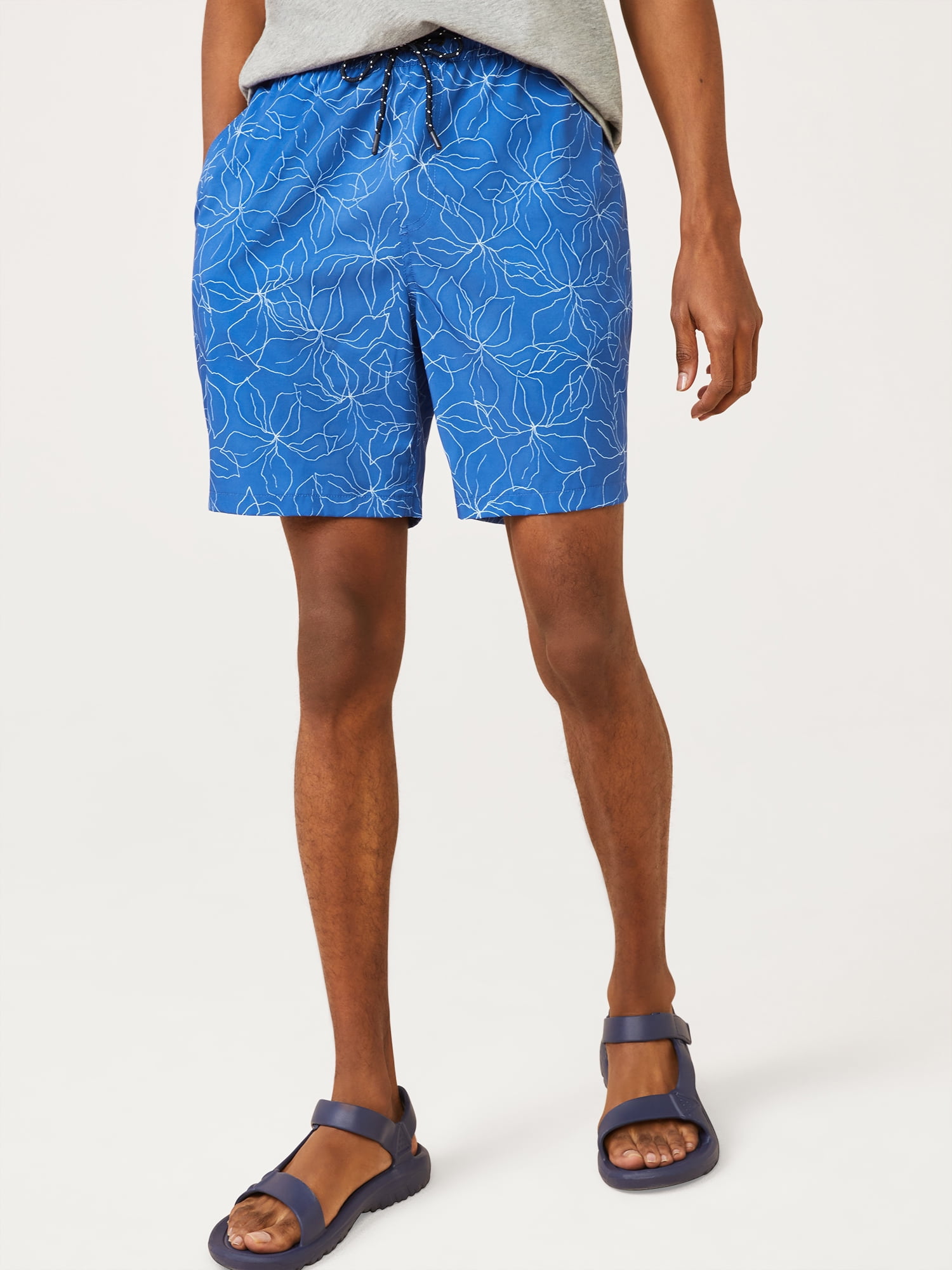 Free Assembly Men's Polyester Spandex Board Shorts (Swim) - Walmart.com