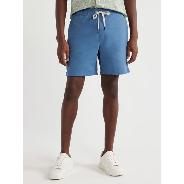 Free Assembly Men's Pull On Shorts with Drawstring, Sizes S-3XL ...