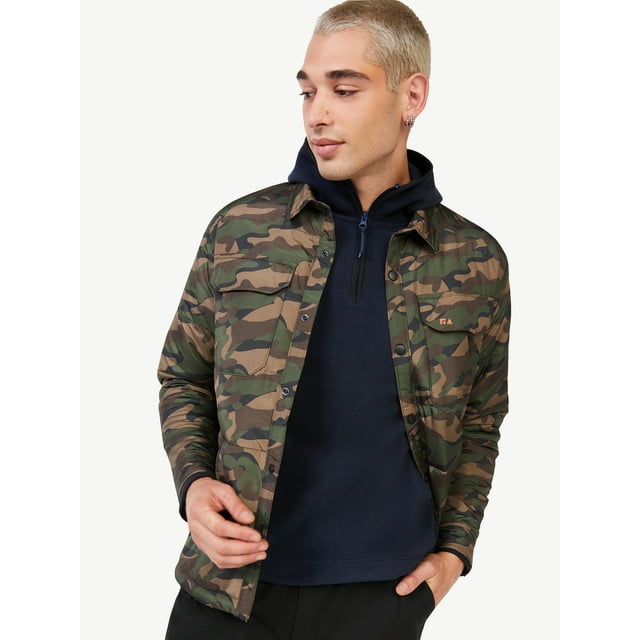 Free Assembly Men's Quilted Layering Jacket - Walmart.com