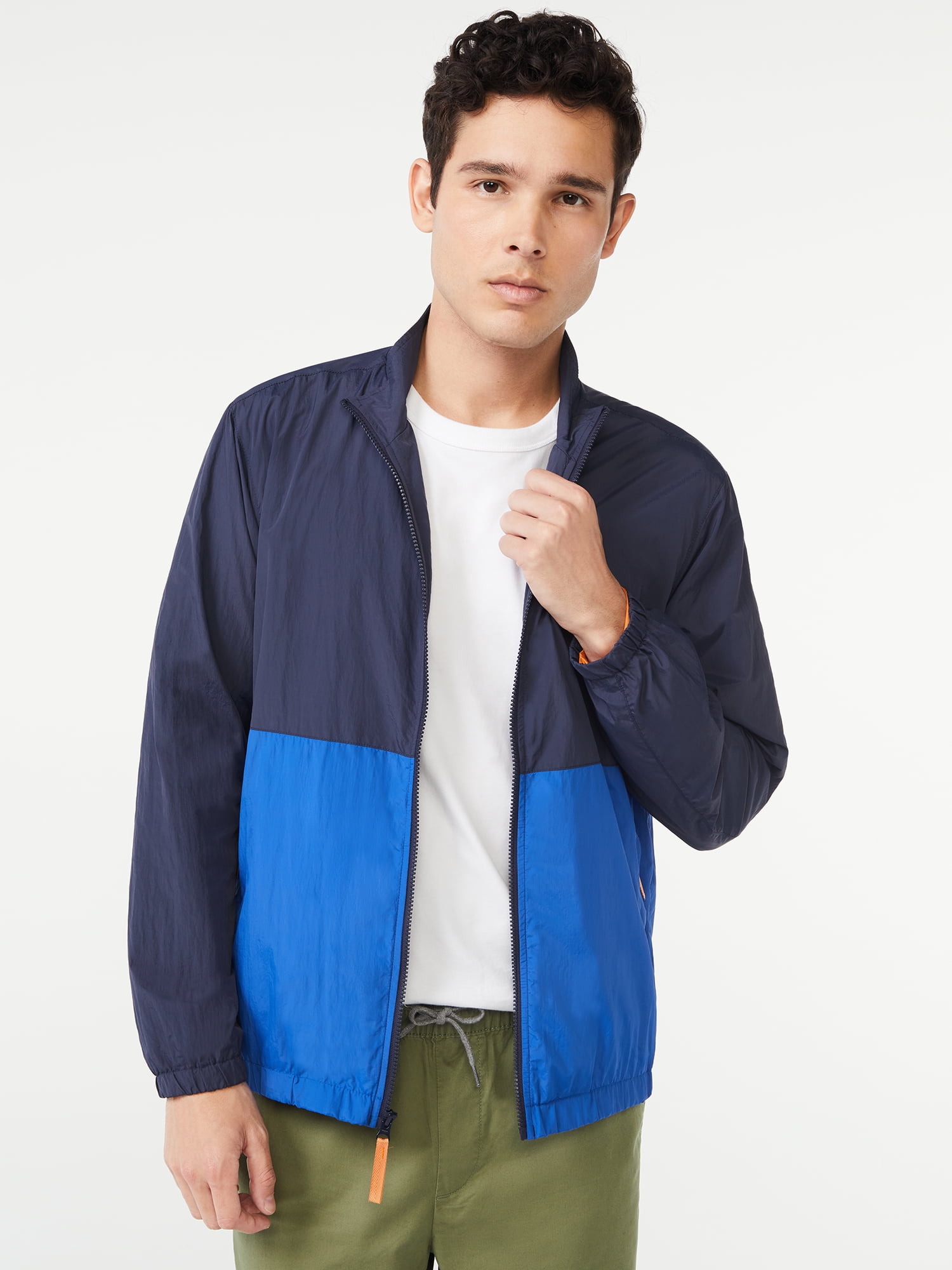 Free Assembly Men's Soft Shell Colorblocked Jacket - Walmart.com