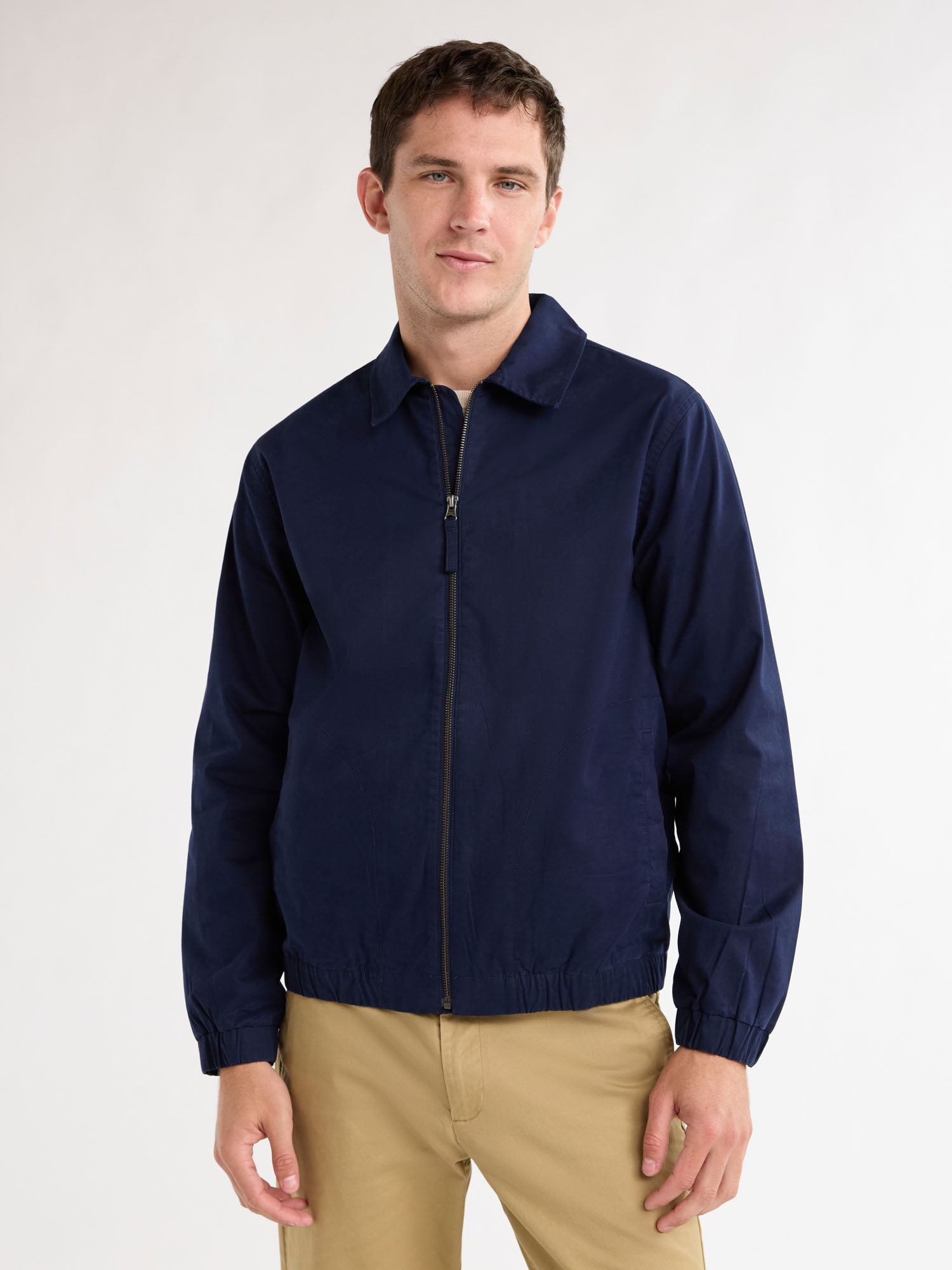 Free Assembly Men’s Zip Front Coaches Jacket, Sizes S-3XL - Walmart.com