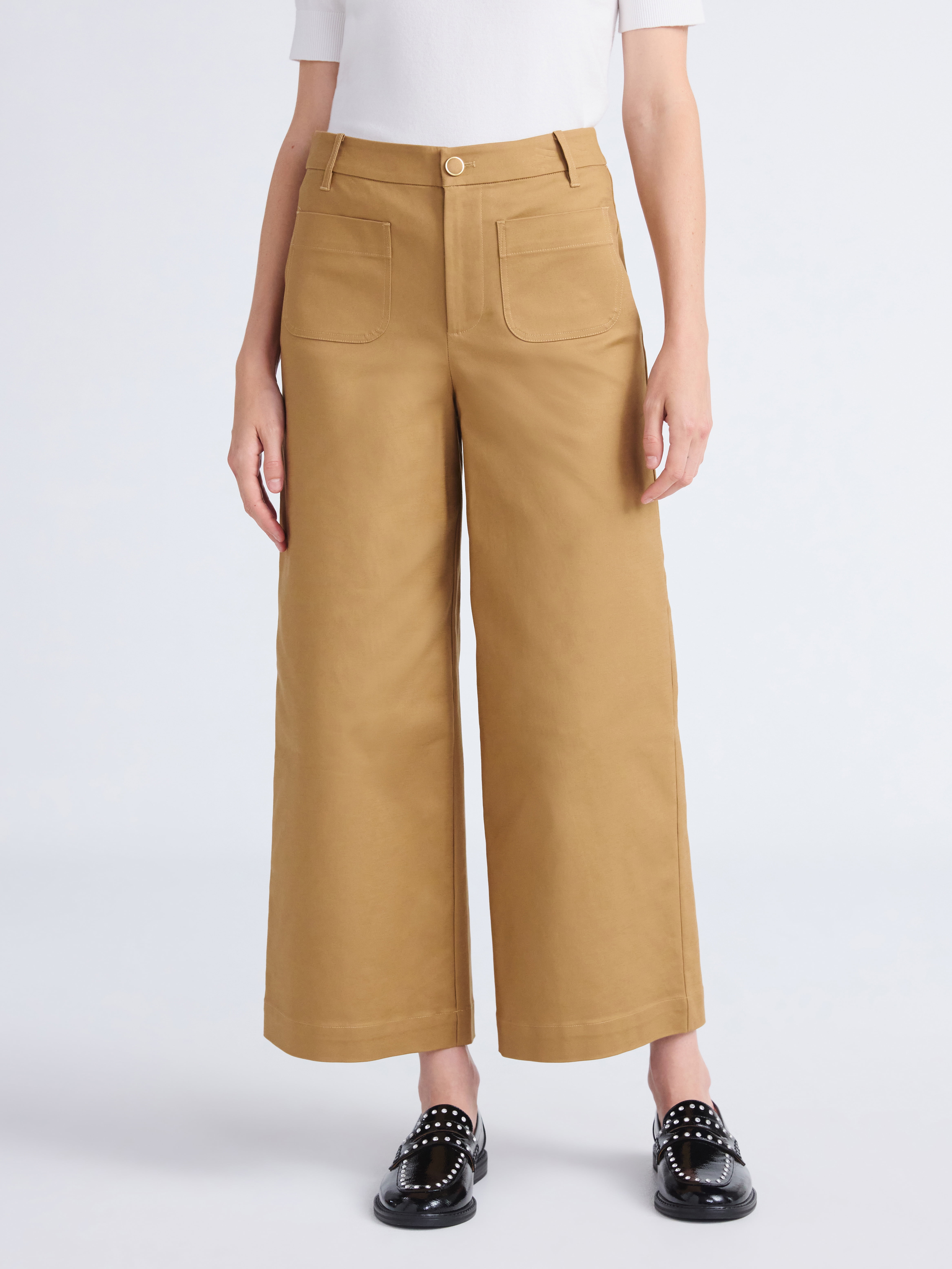 Free Assembly Women's and Women's Plus Cropped Trousers, 26" Inseam ...
