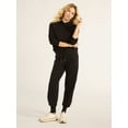 Free Assembly Women's and Women's Plus Cozy Yarn Sweater Jogger Pants ...