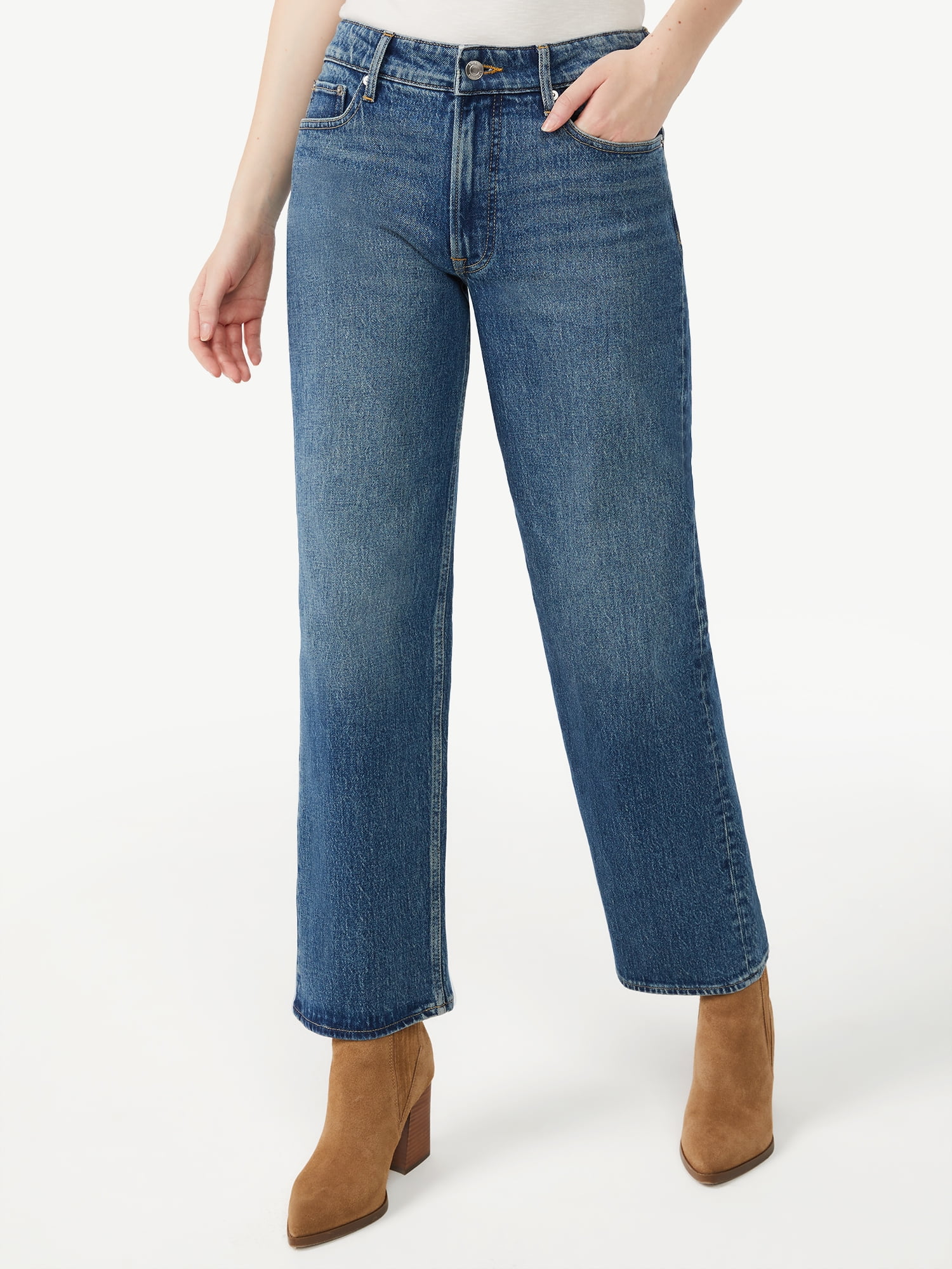Free Assembly Women’s 90’s Relaxed Jeans - Walmart.com
