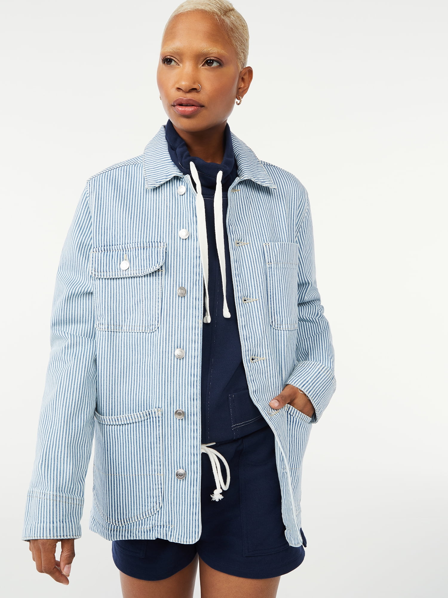 Free Assembly Women's Barn Jacket - Walmart.com