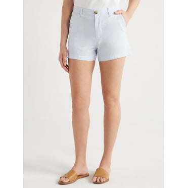 Free Assembly Women’s Rolled Cuff Jean Shorts - Walmart.com