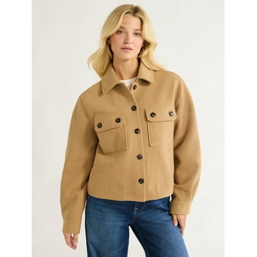 Free Assembly Women's Quilted Parachute Jacket, XS-XXL - Walmart.com