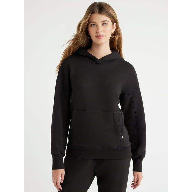 Free Assembly Women's Easy Sweatshirt Hoodie with Long Sleeves, Sizes XS-XXXL - Walmart.com