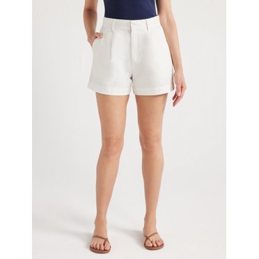 Free Assembly Women’s Rolled Cuff Jean Shorts - Walmart.com