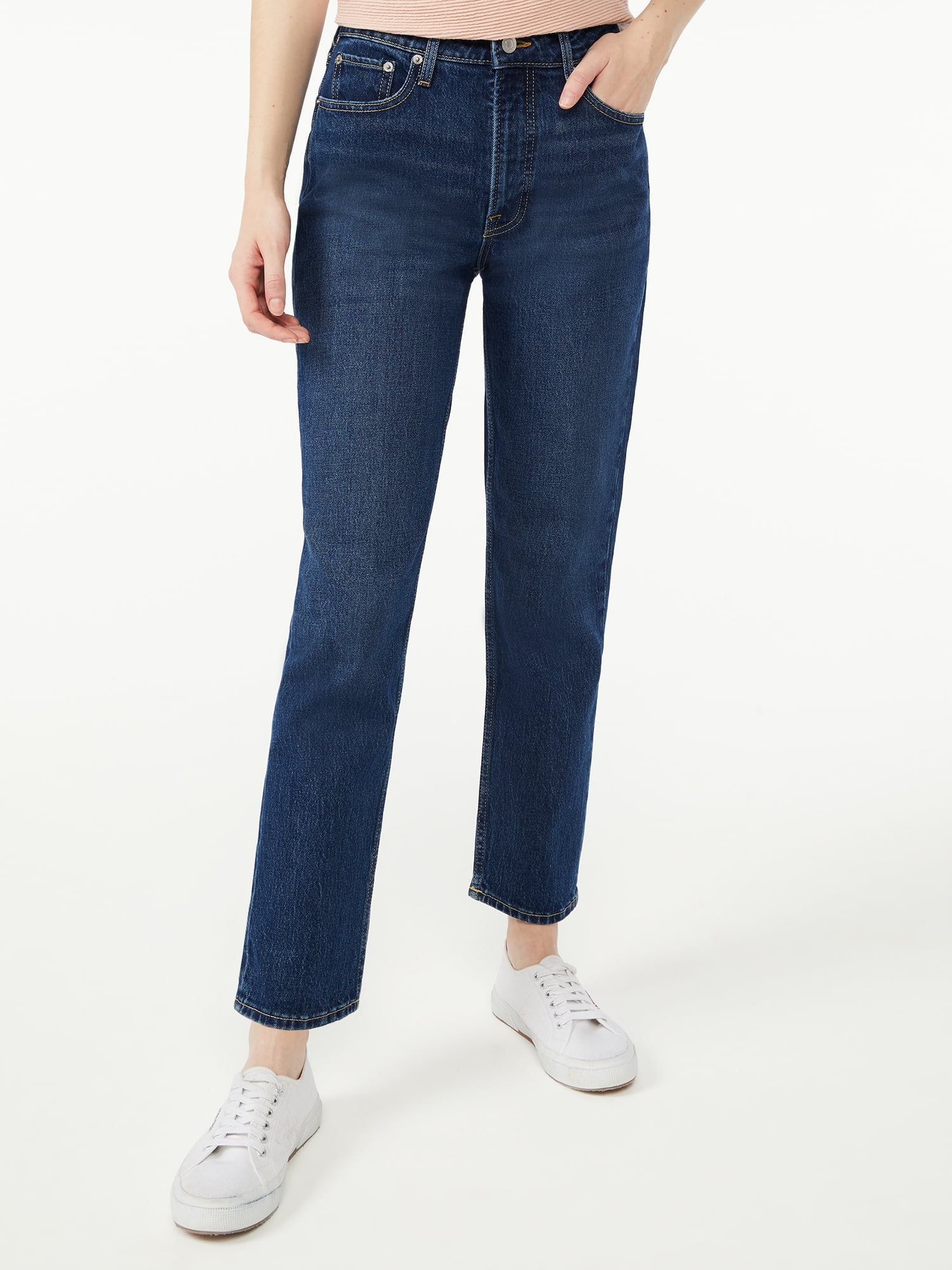 Free Assembly Women's Original 90's Straight Jeans - Walmart.com