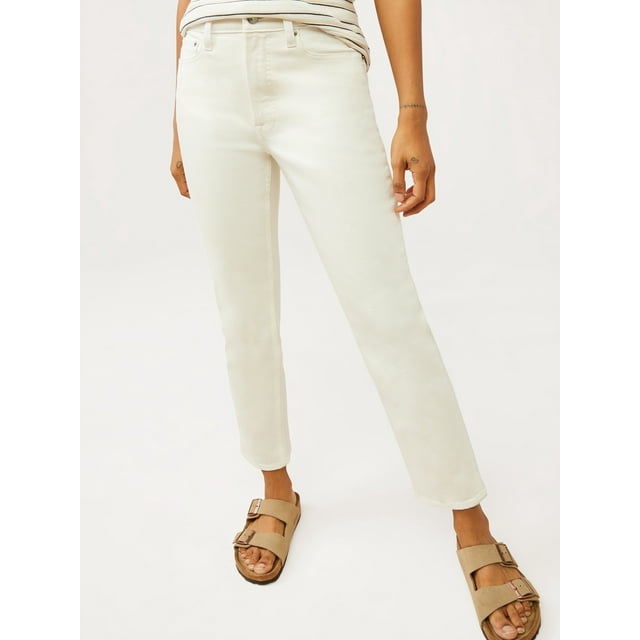 Free Assembly Women's Original 90's Straight Jeans - Walmart.com