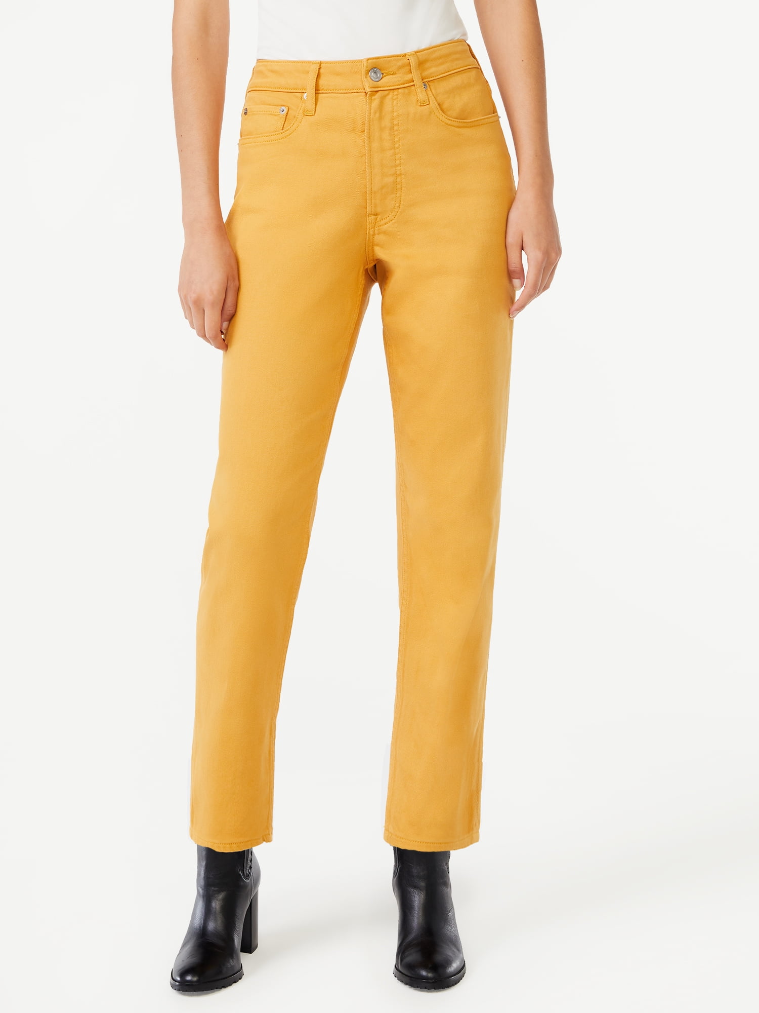 Free Assembly Women's Original 90's Straight Jeans - Walmart.com