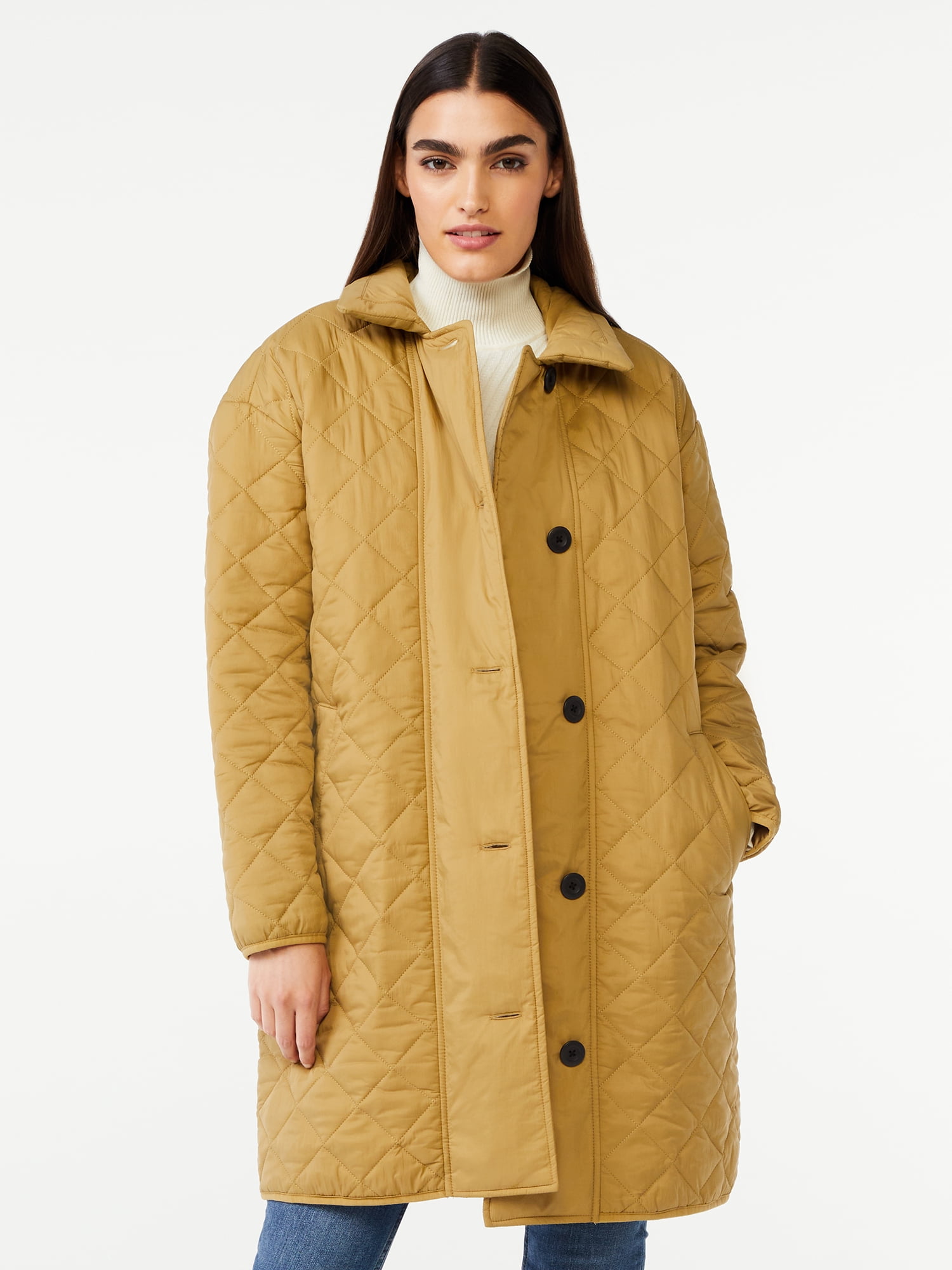 Free Assembly Women's Oversized Liner Jacket - Walmart.com