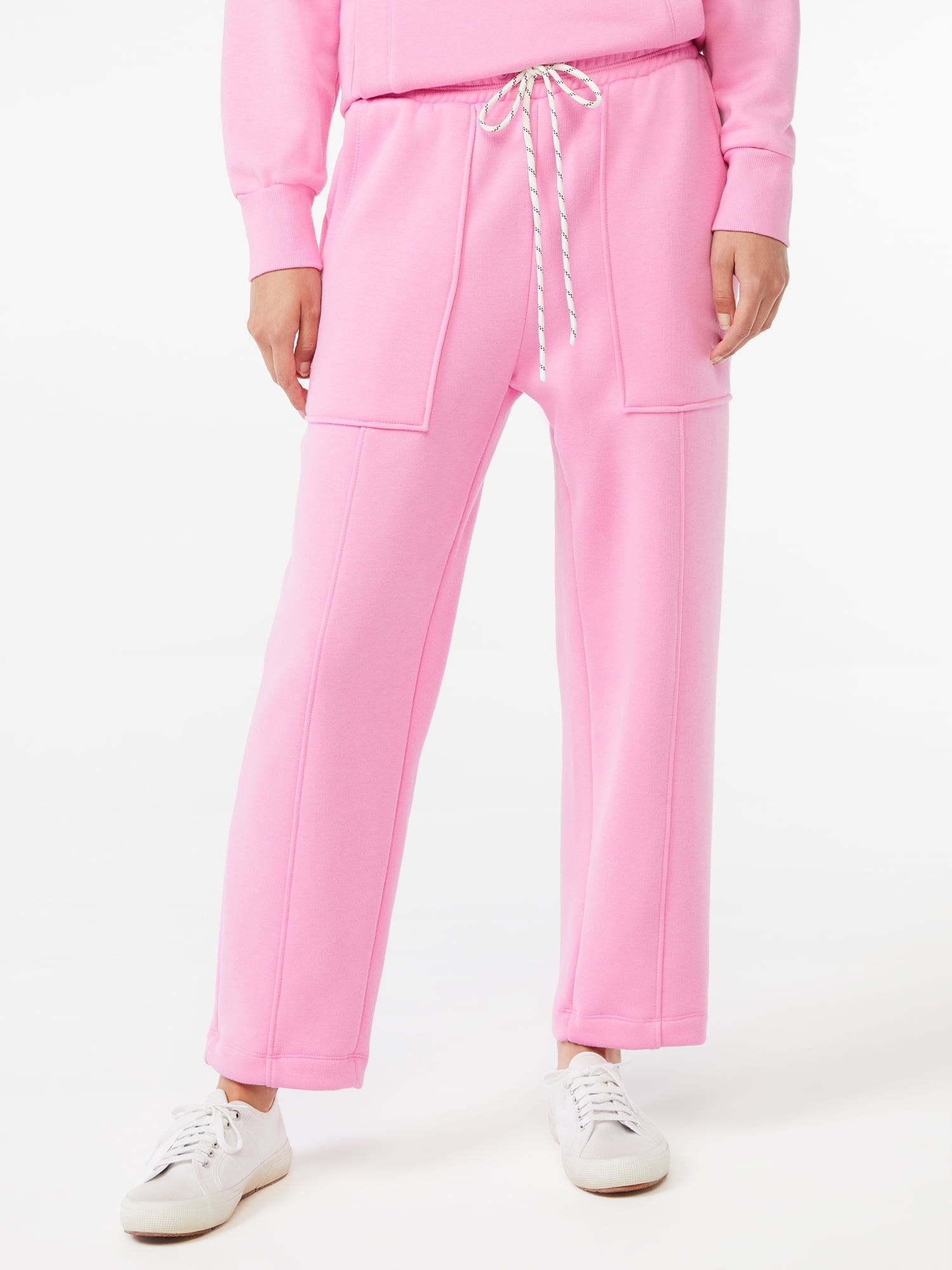 Free Assembly Women's Patch Pocket Sweatpants, 25” Inseam, Sizes XS ...
