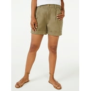 Free Assembly Women’s Rolled Cuff Jean Shorts - Walmart.com