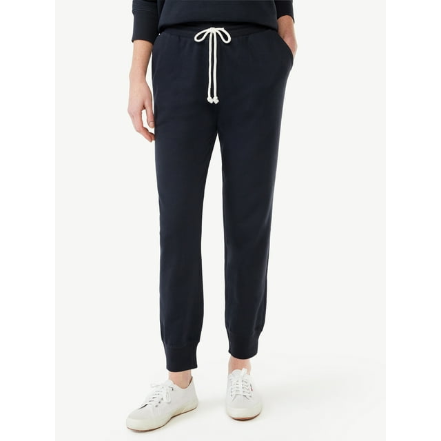 Free Assembly Women's Ribbed Cuff Sweatpants - Walmart.com